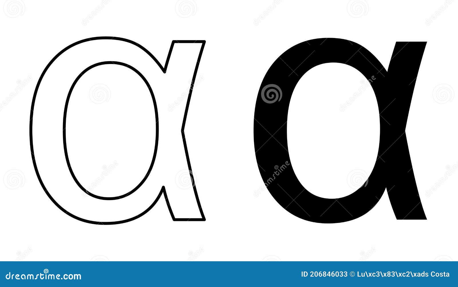 Alpha greek letter icons stock illustration. Illustration of element ...