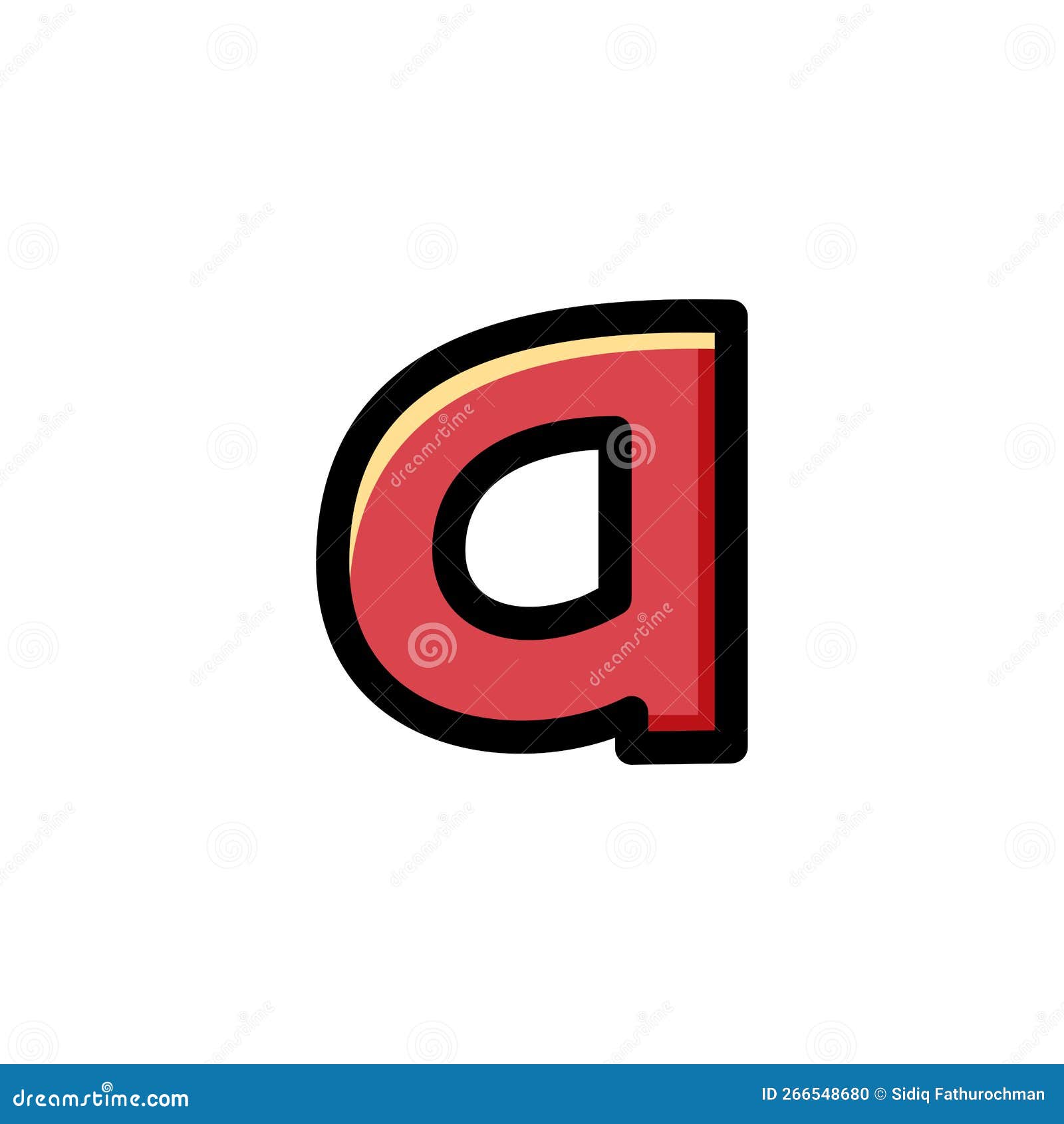 Alpha Icon stock vector. Illustration of paper, word - 266548680