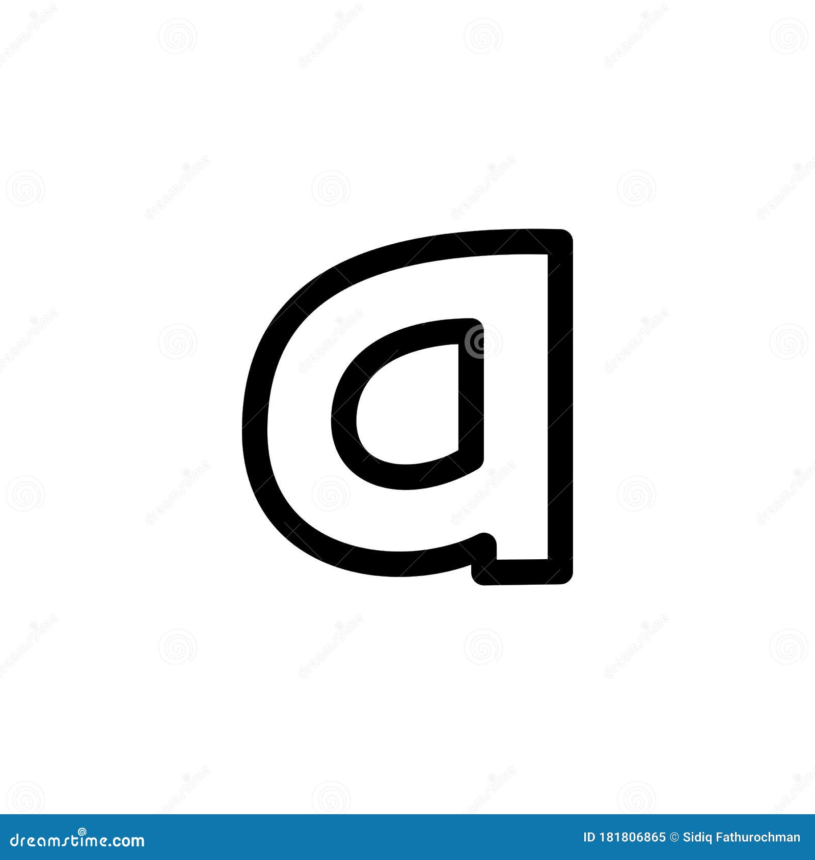 Alpha Icon stock vector. Illustration of internet, finance - 181806865