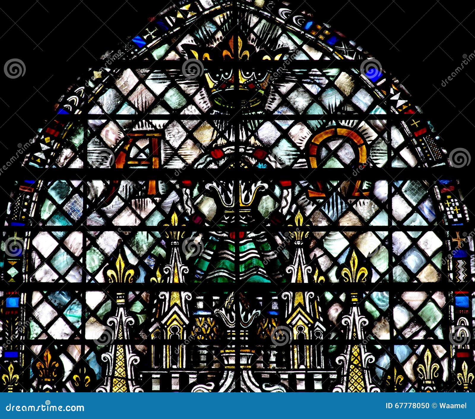 Alpha and Omega in Stained Glass Stock Photo - Image of alpha, omega ...