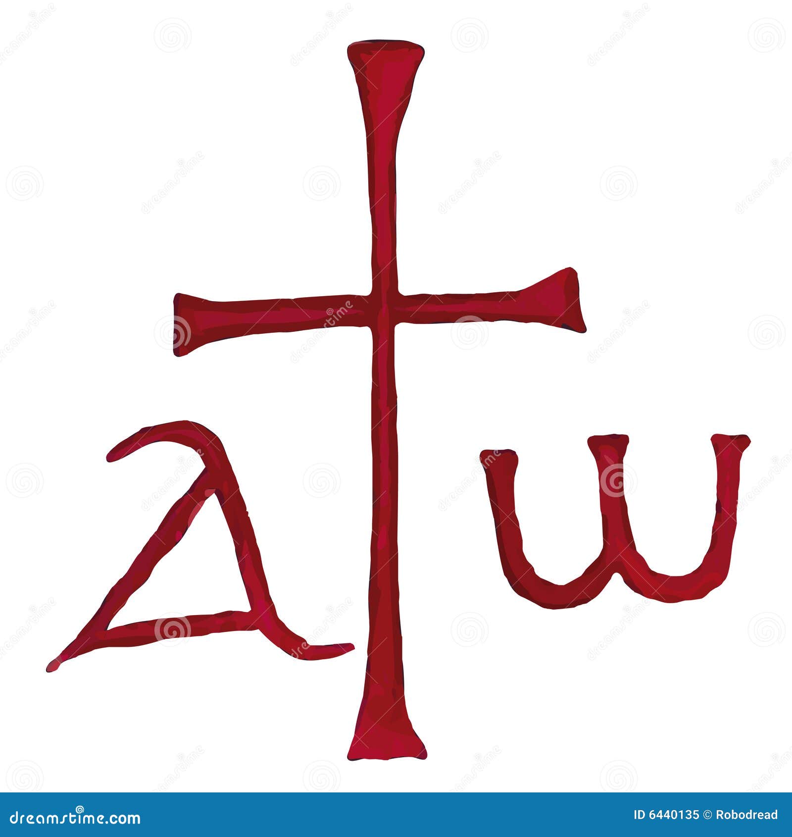 Alpha and omega (vector) stock vector. Illustration of diety - 6440135