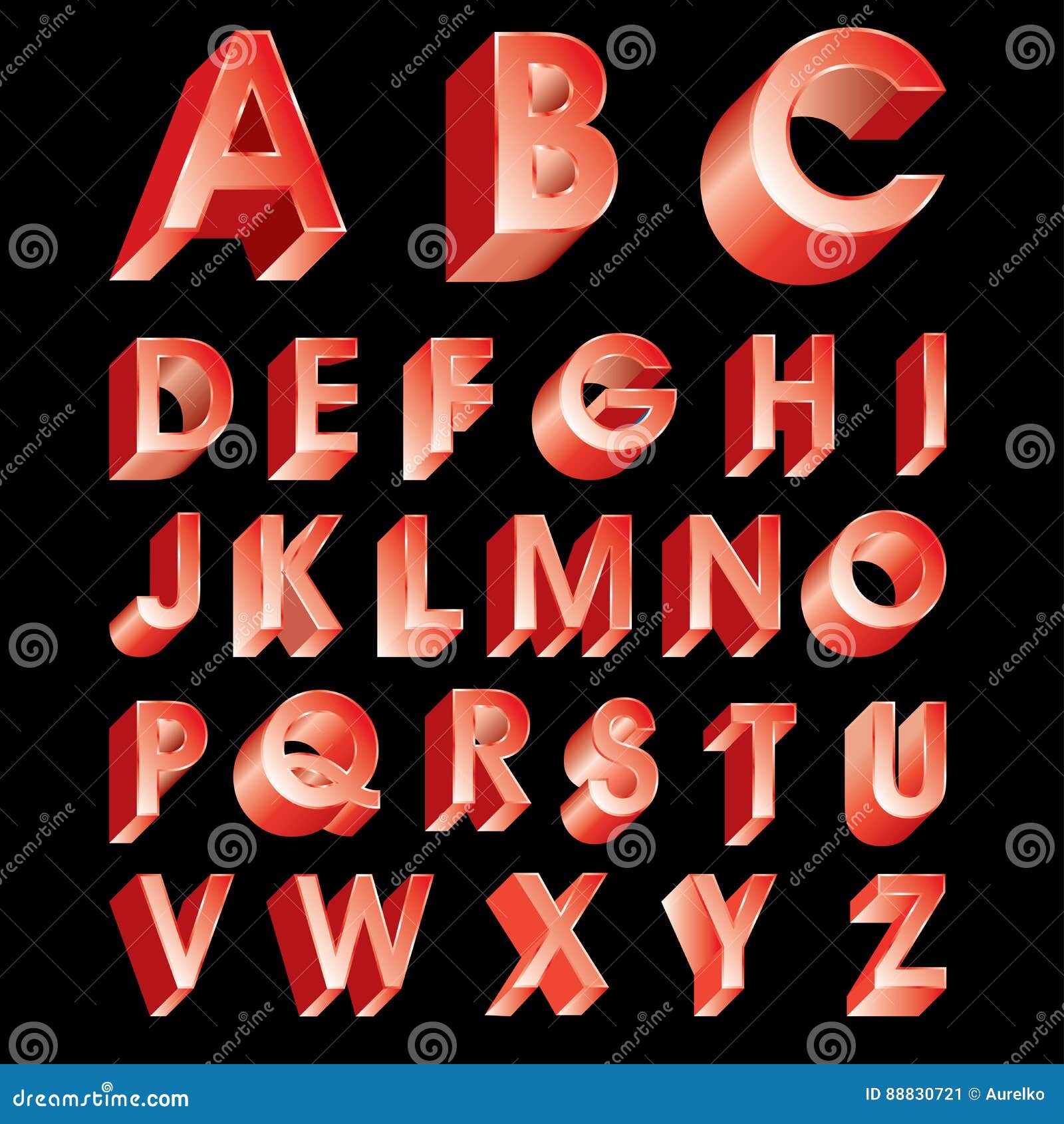 Alpha red stock vector. Illustration of relief, template - 88830721