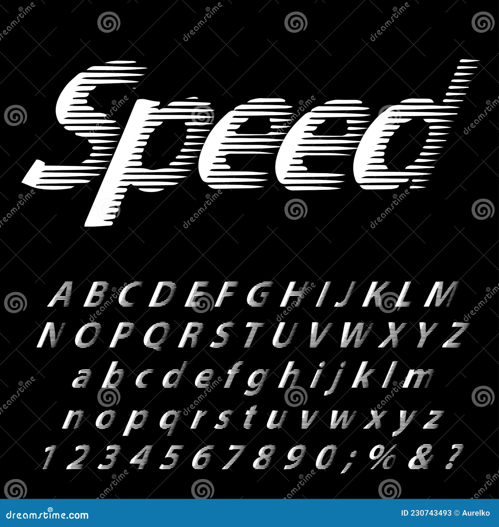 Alpha speed stock vector. Illustration of indistinctly - 230743493