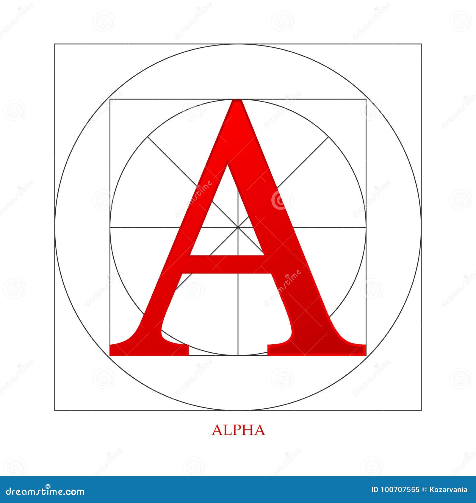 Alpha symbole d'industrie illustration de vecteur. Illustration du ...