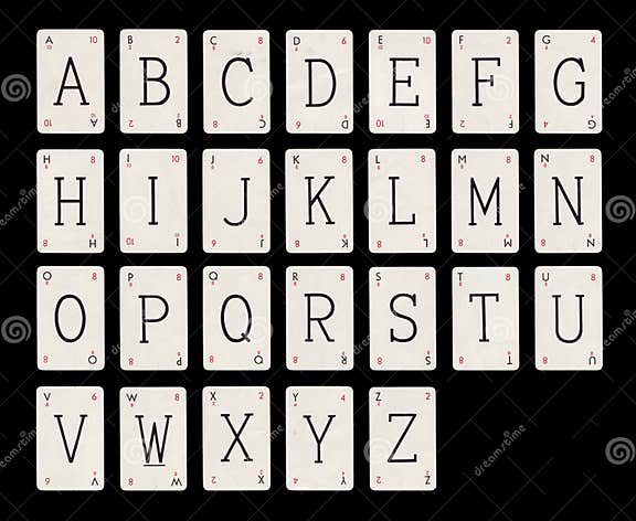 Alphabet stock illustration. Illustration of card, game - 9898232