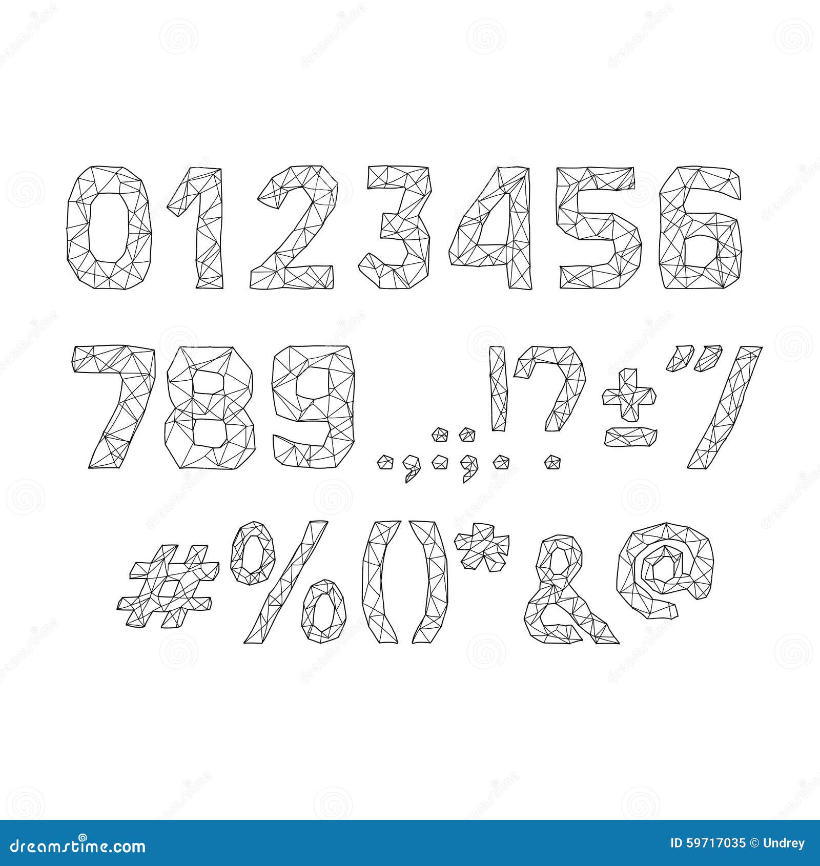 Alphabet Abc Vector Font. Type Numbers, Characters | CartoonDealer.com ...