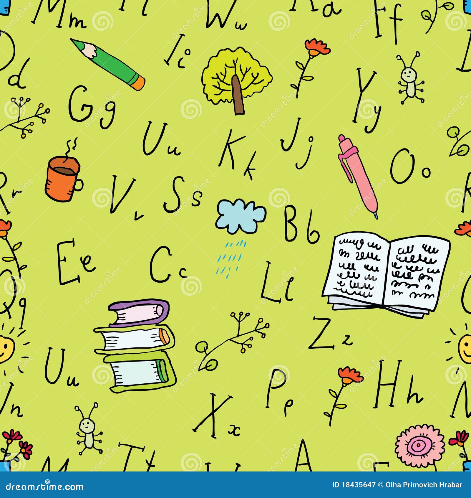 Alphabet background stock vector. Illustration of jolly - 18435647