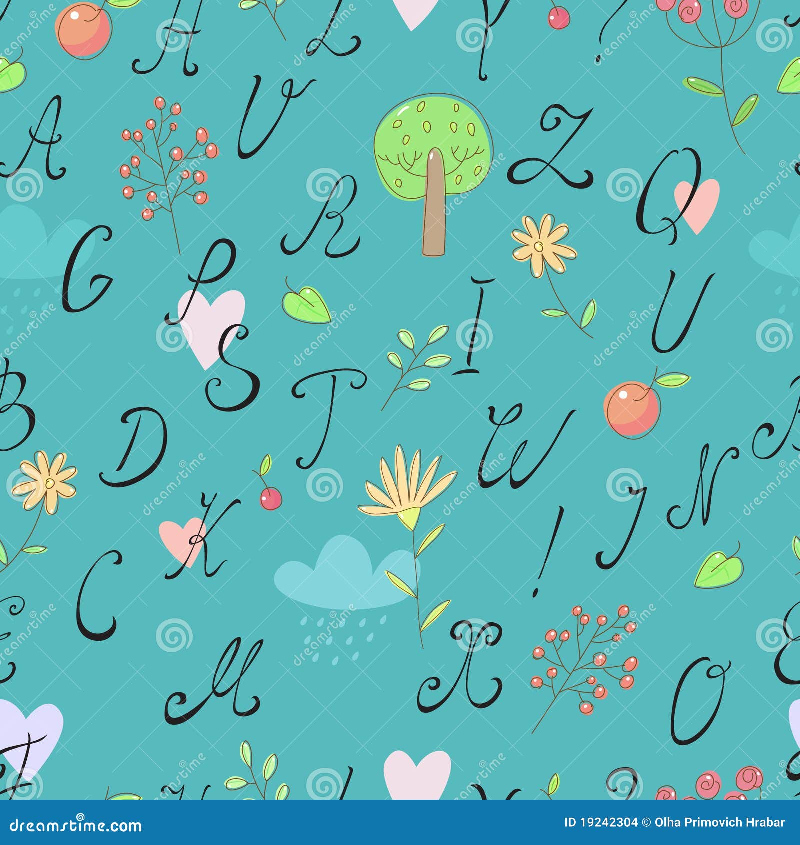 Alphabet background stock illustration. Illustration of pattern - 19242304