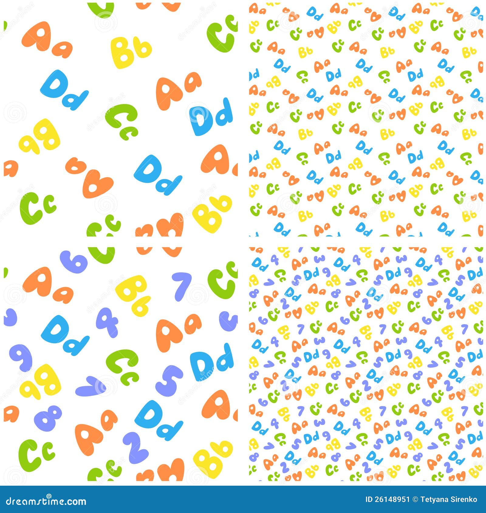 Alphabet background stock vector. Illustration of number - 26148951