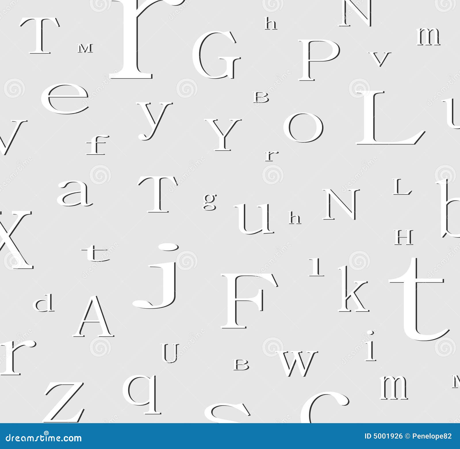 Alphabet Background Picture. Image: 5001926