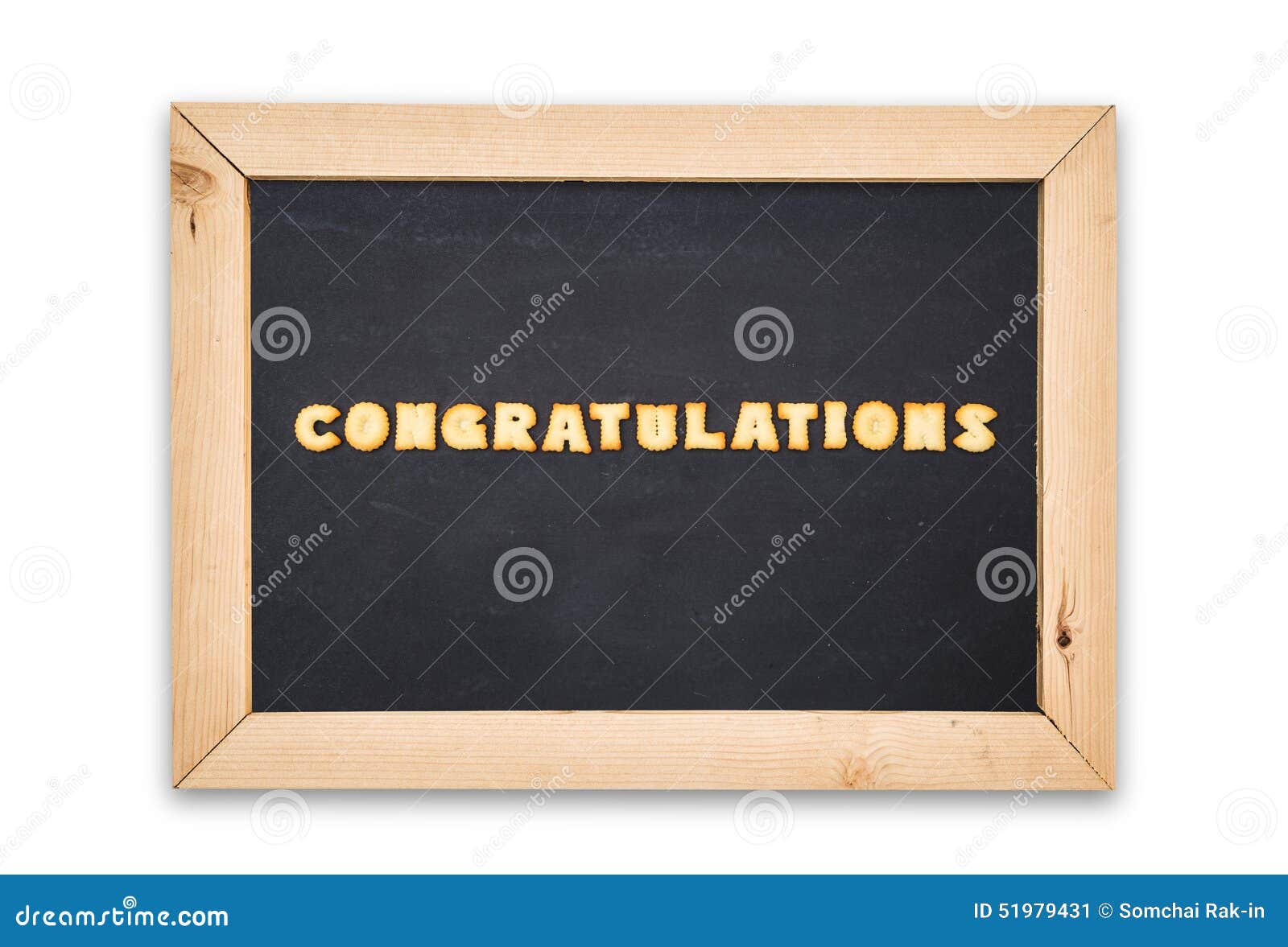 Alphabet Biscuits ,word Congratulations in Chalkboard on White ...