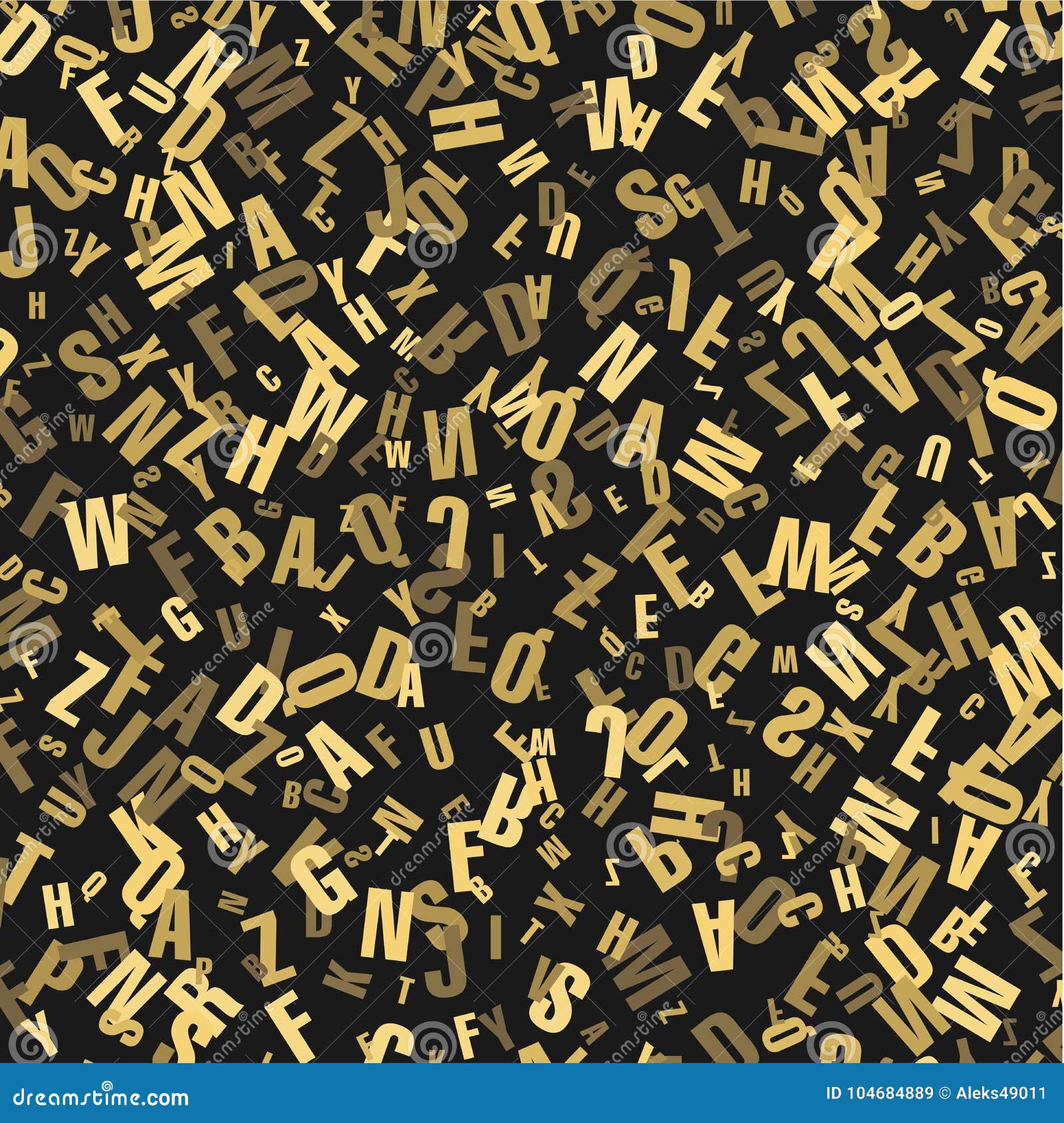 Alphabet on a Black Background Stock Vector - Illustration of education ...