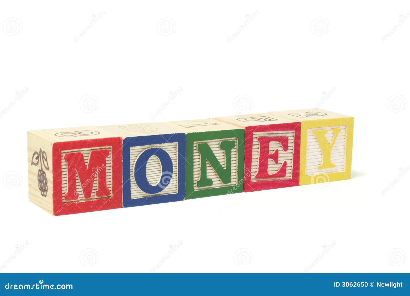 Alphabet Blocks - Money stock photo. Image of letters - 3062650
