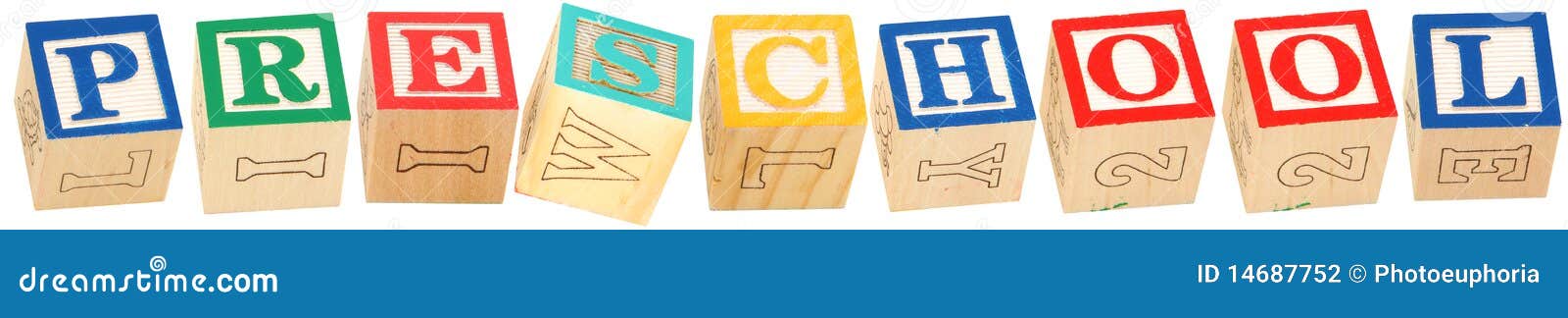 Alphabet Blocks PRESCHOOL stock photo. Image of start - 14687752