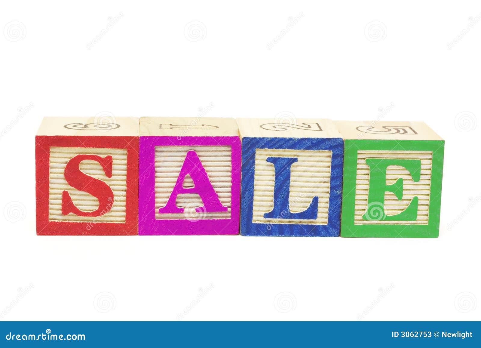 Alphabet Blocks - Sale stock image. Image of life, concept - 3062753