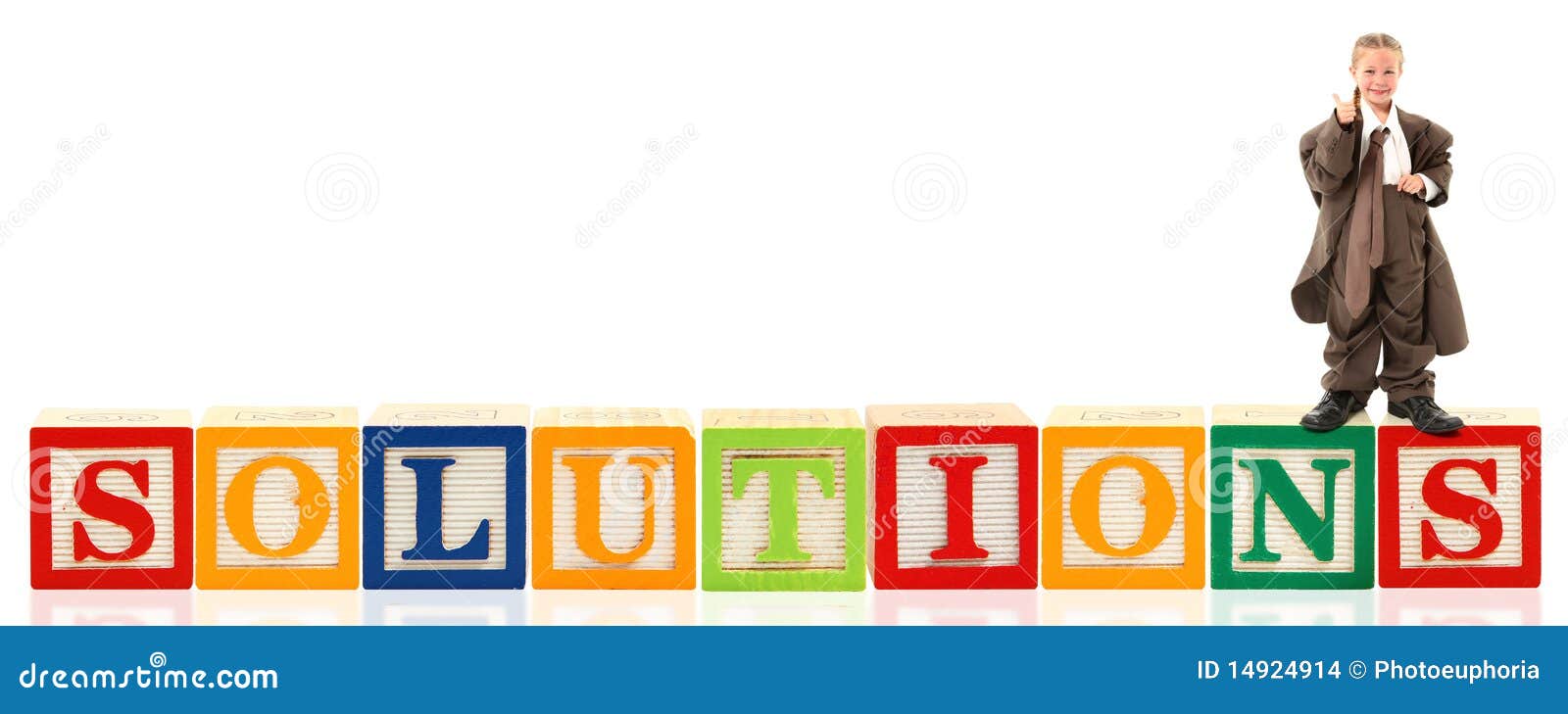 Alphabet Blocks Solutions stock photo. Image of solutions - 14924914