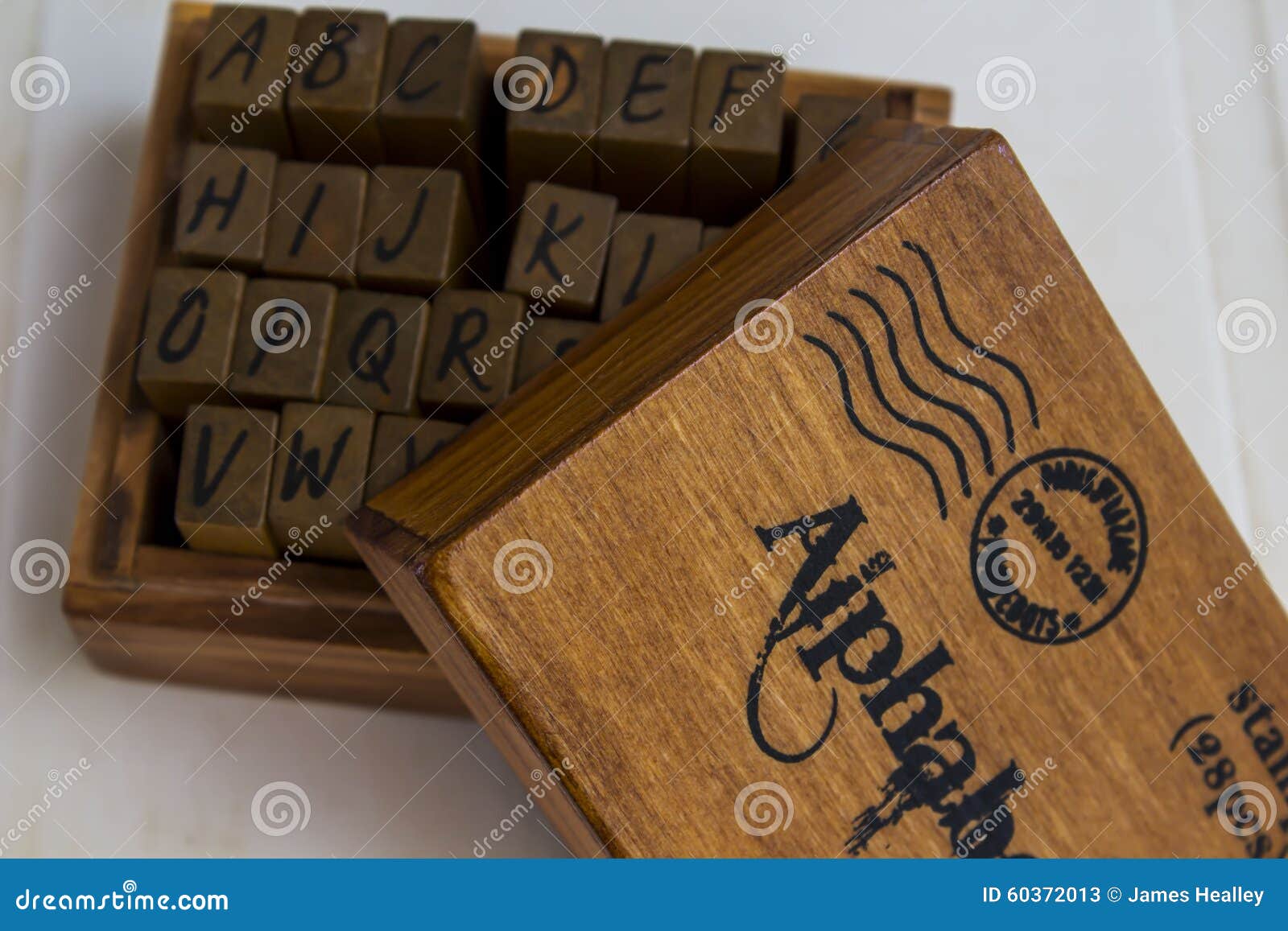 Alphabet box stock image. Image of spelling, boxes, stamp - 60372013