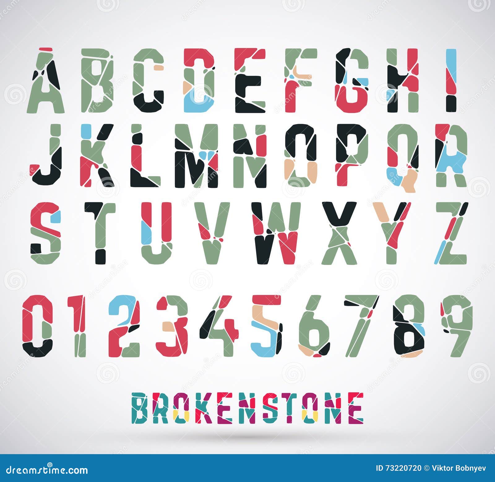 Alphabet broken font stock vector. Illustration of incomplete - 73220720