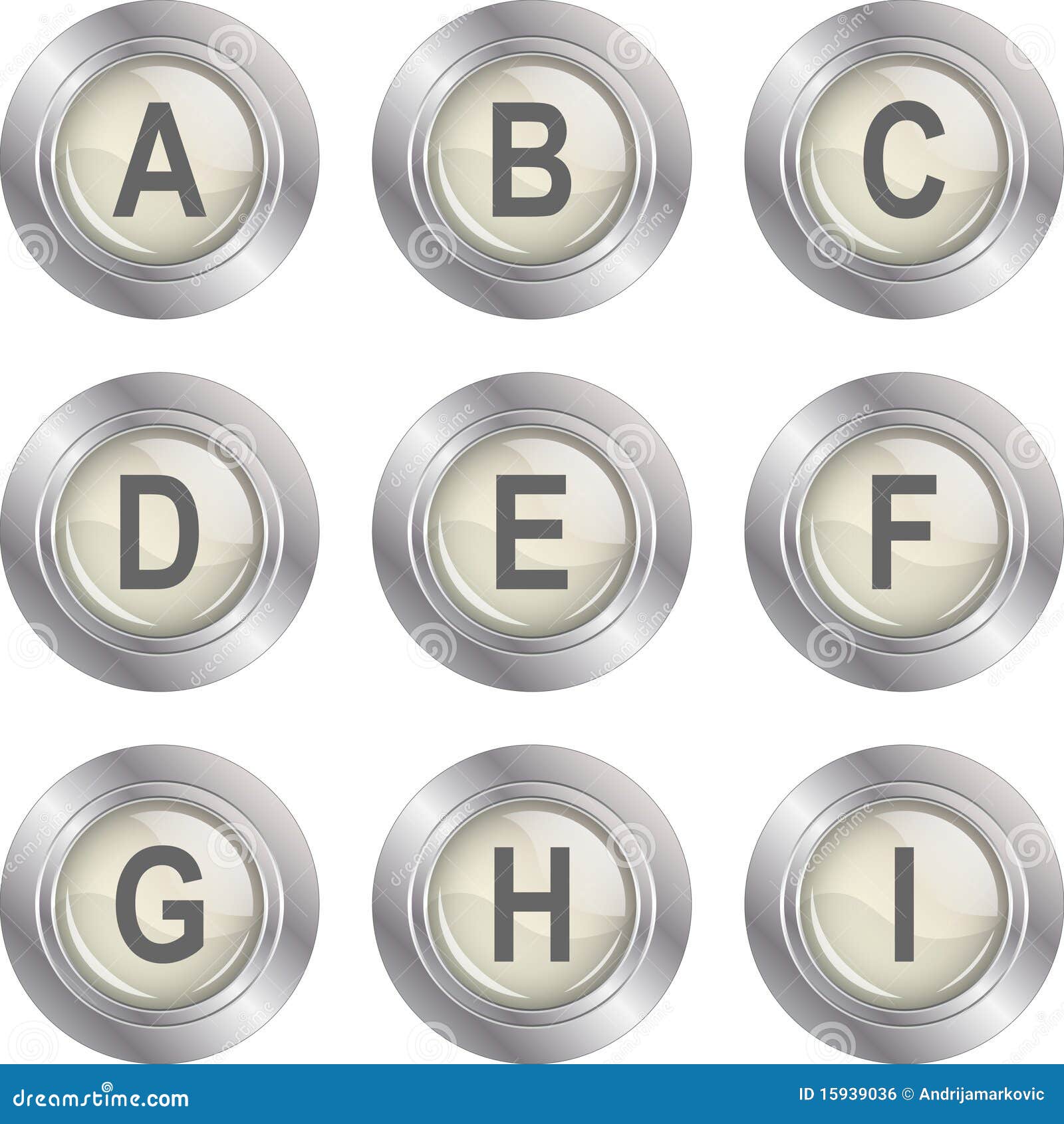 Alphabet Button And Logo Royalty-Free Stock Photography | CartoonDealer ...