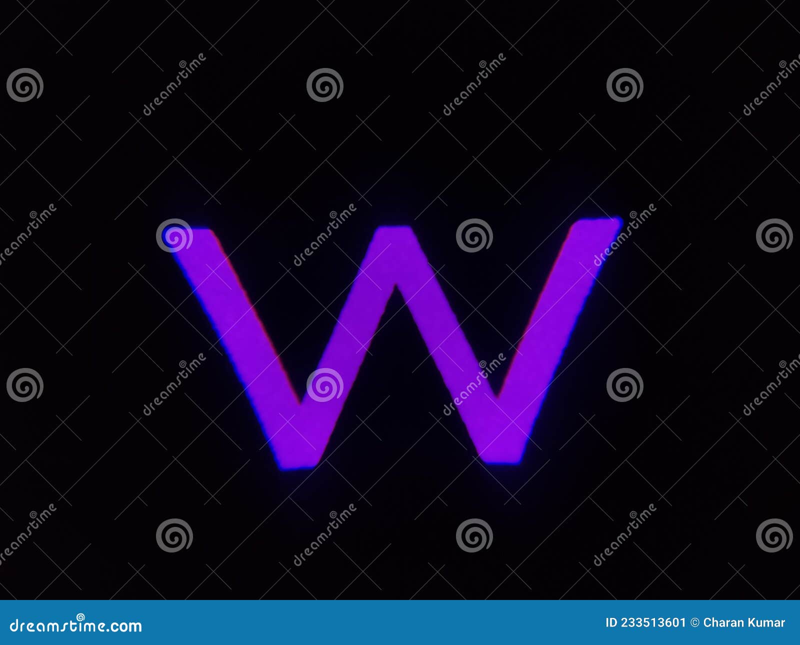 Alphabet Capital letter W stock image. Image of signage - 233513601