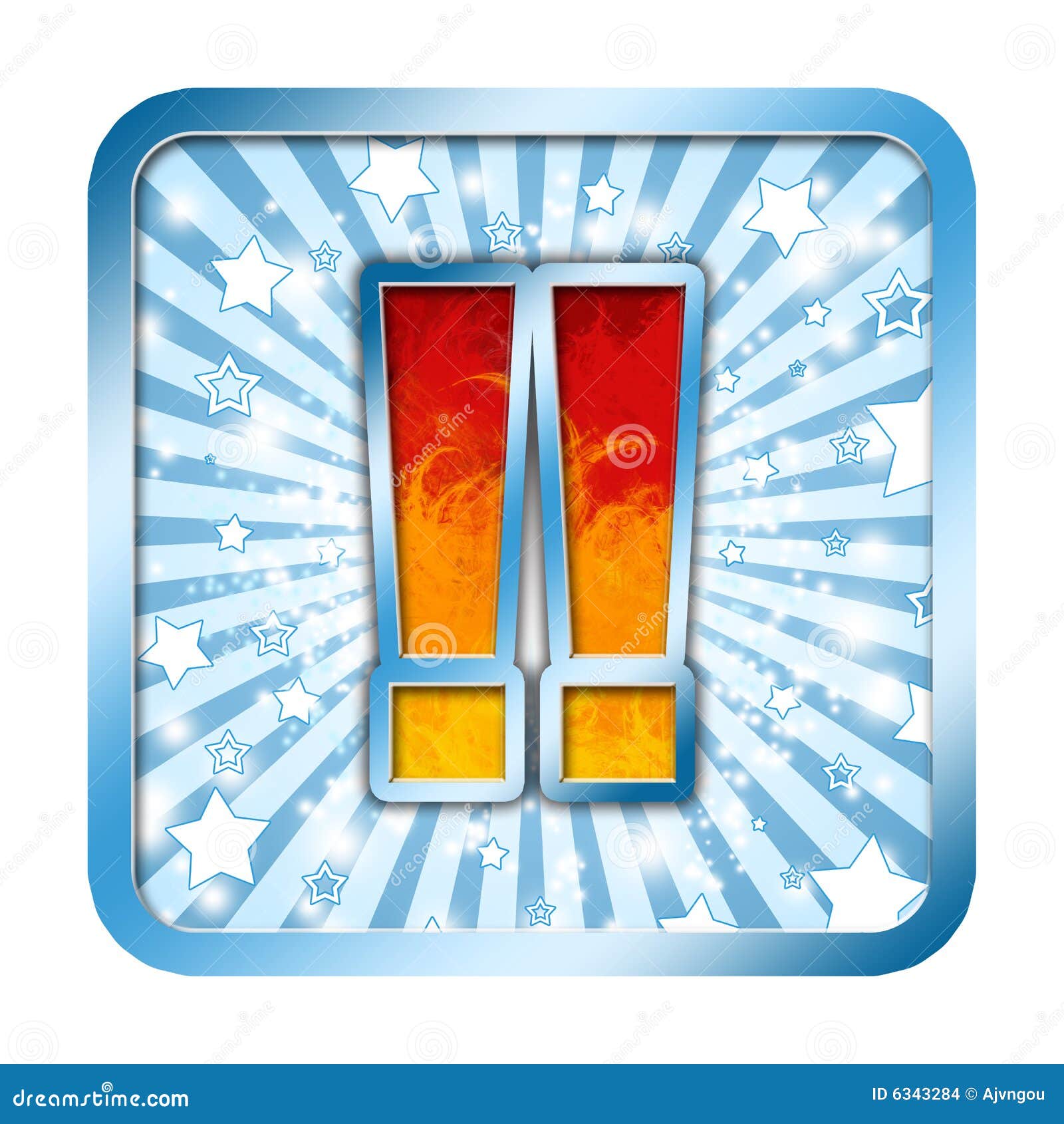 Alphabet Celebration Letter - ! Exclamation Mark P Stock Illustration ...