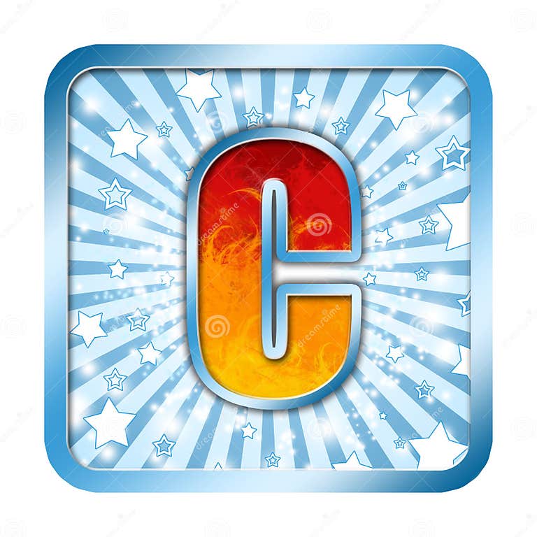 Alphabet Celebration Letters - C Stock Illustration - Illustration of ...