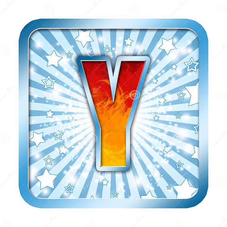 Alphabet Celebration Letters Y Stock Illustration - Illustration of ...