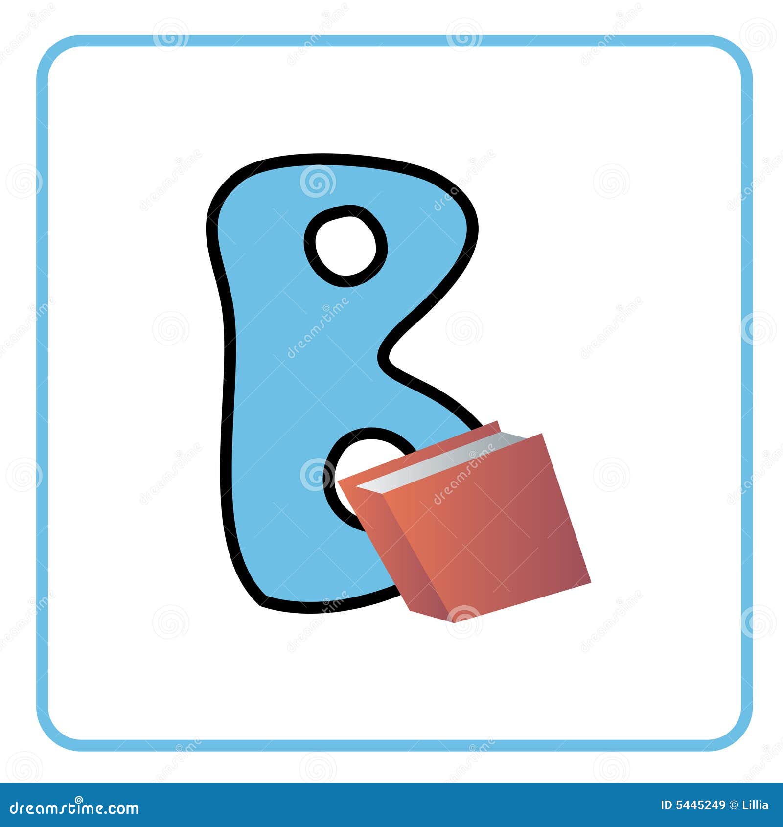 Alphabet for children stock vector. Illustration of school - 5445249