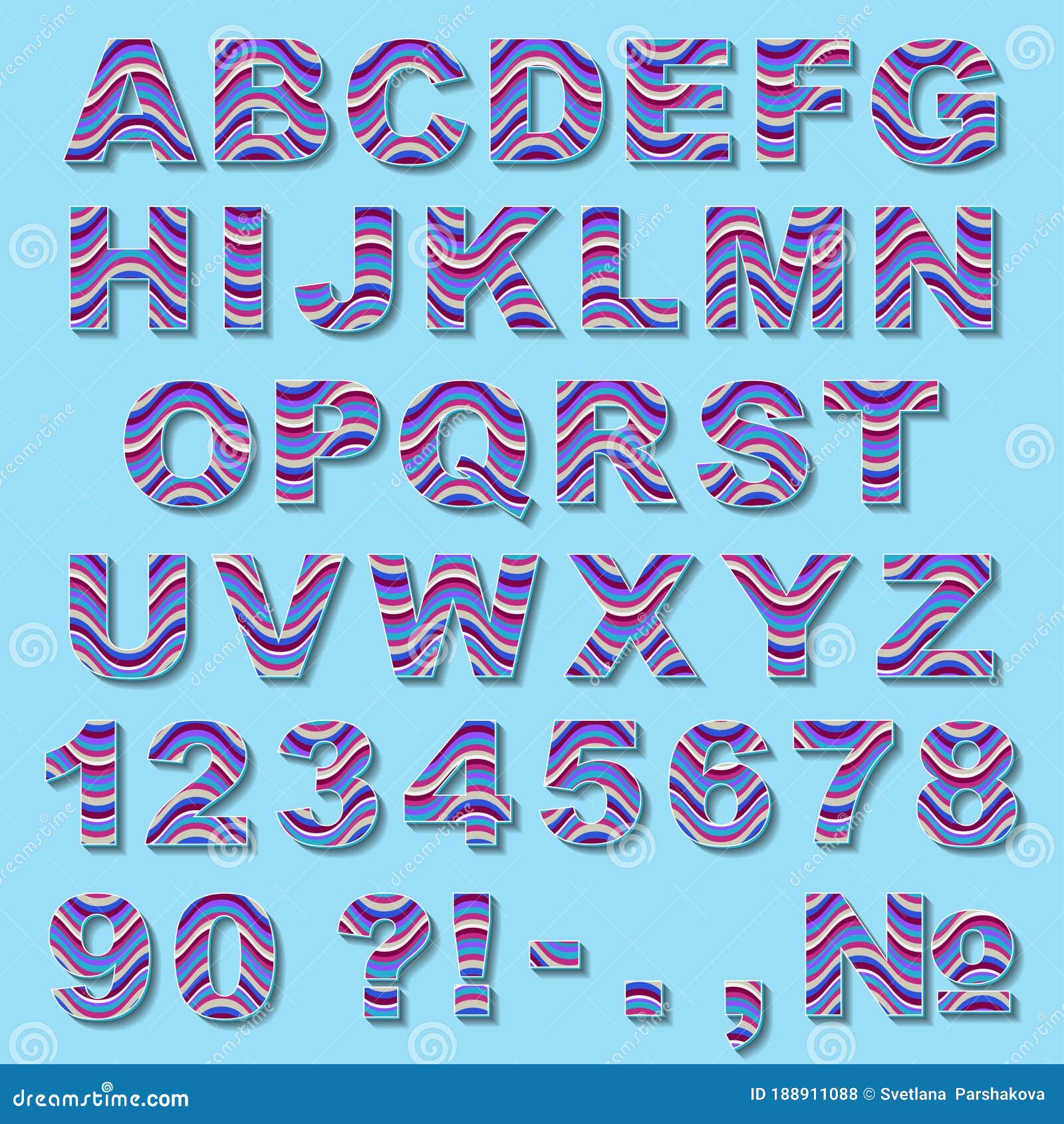 Alphabet, Colorful Bold Letters Stock Vector - Illustration of font ... Alphabet, Colorful Bold Letters Stock Vector - Illustration of font ...