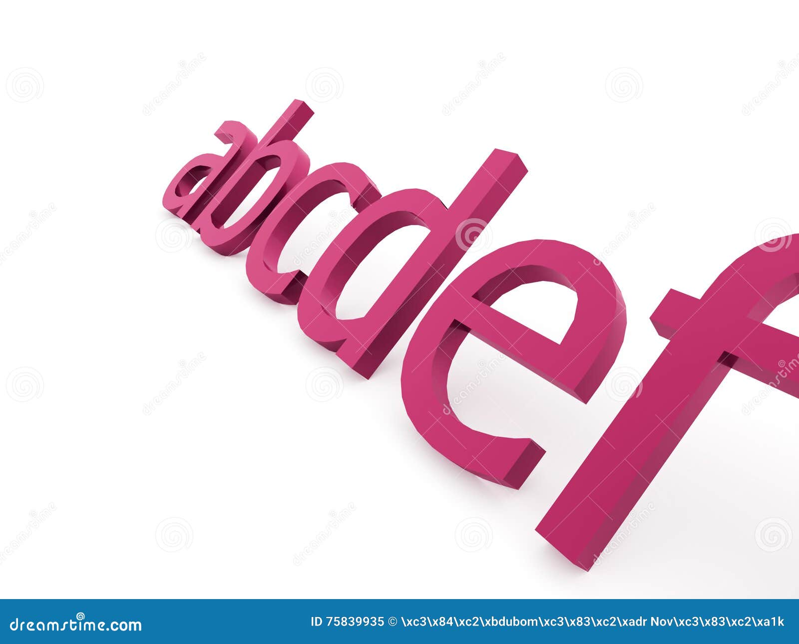 Pink ABCs With Polca Dots With Gold Outline Royalty-Free Stock ...