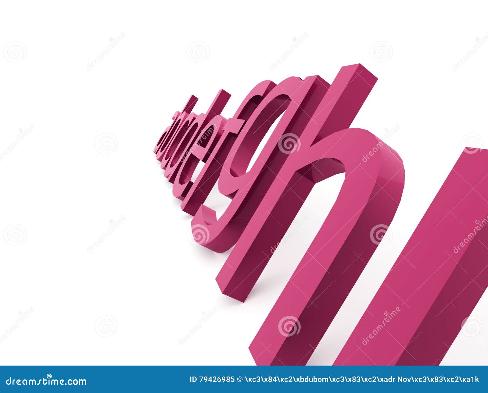 Pink ABCs With Polca Dots With Gold Outline Royalty-Free Stock ...