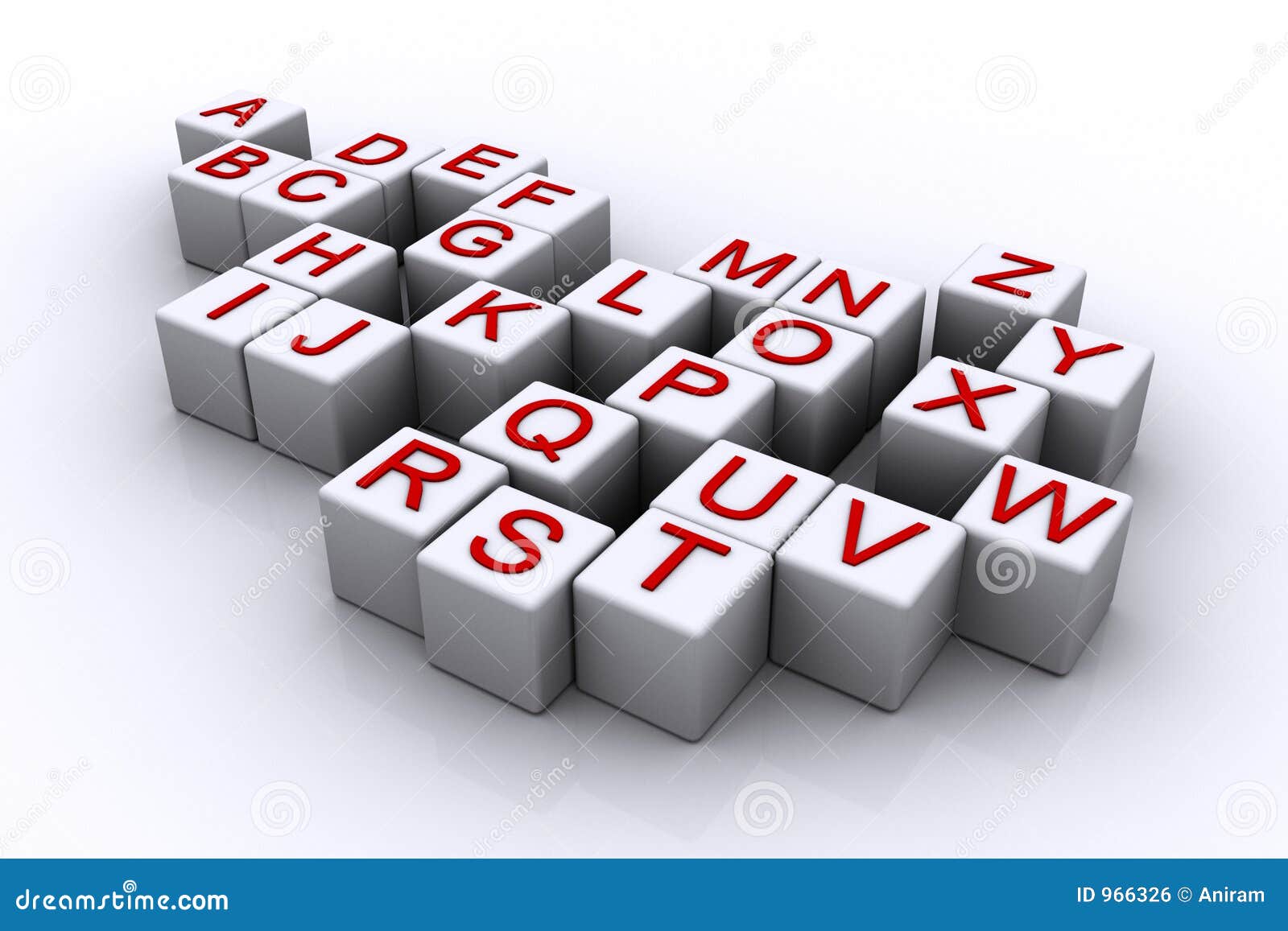 Alphabet cubes stock illustration. Illustration of tool - 966326