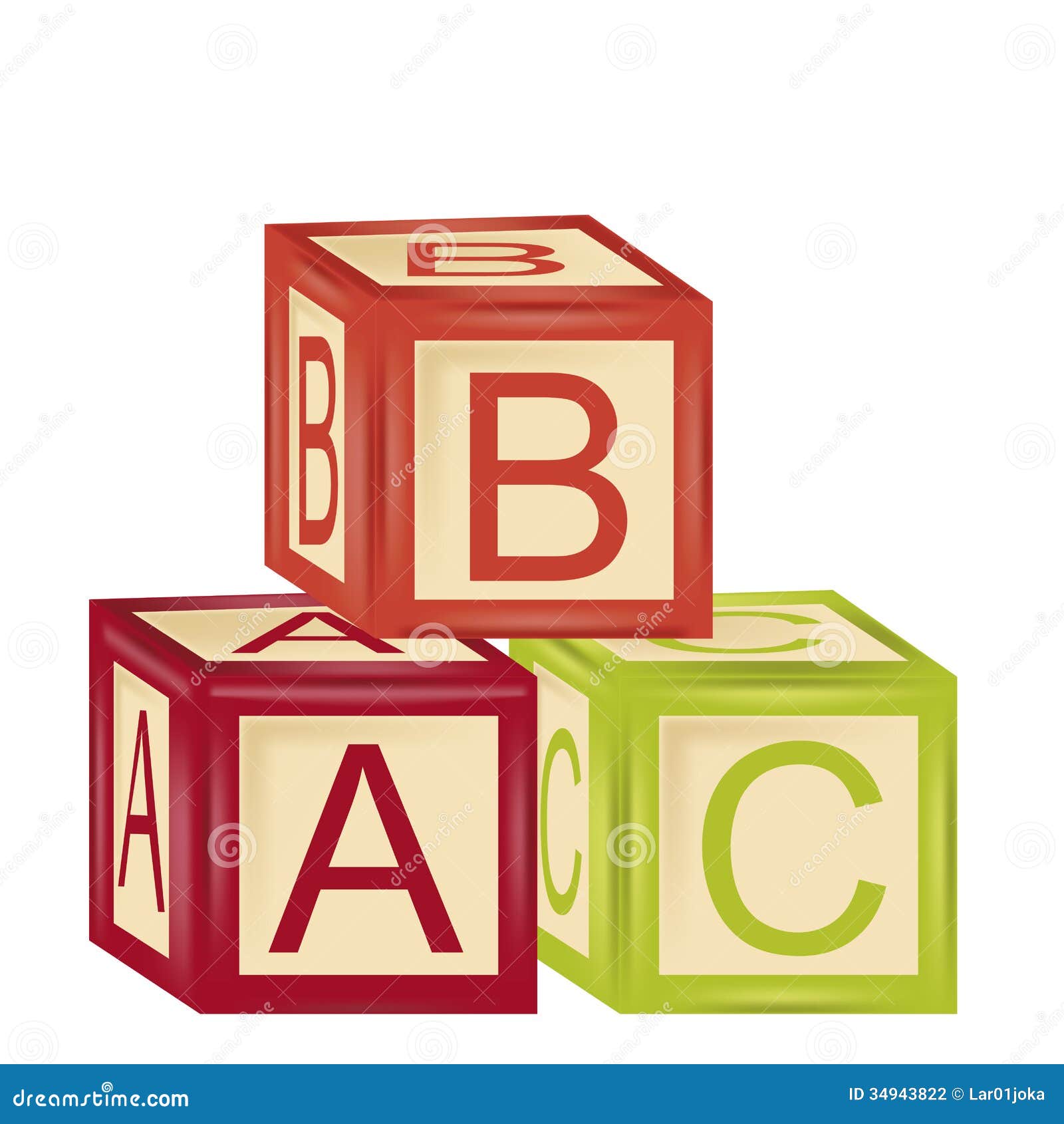 Alphabet cubes stock vector. Illustration of adorable - 34943822