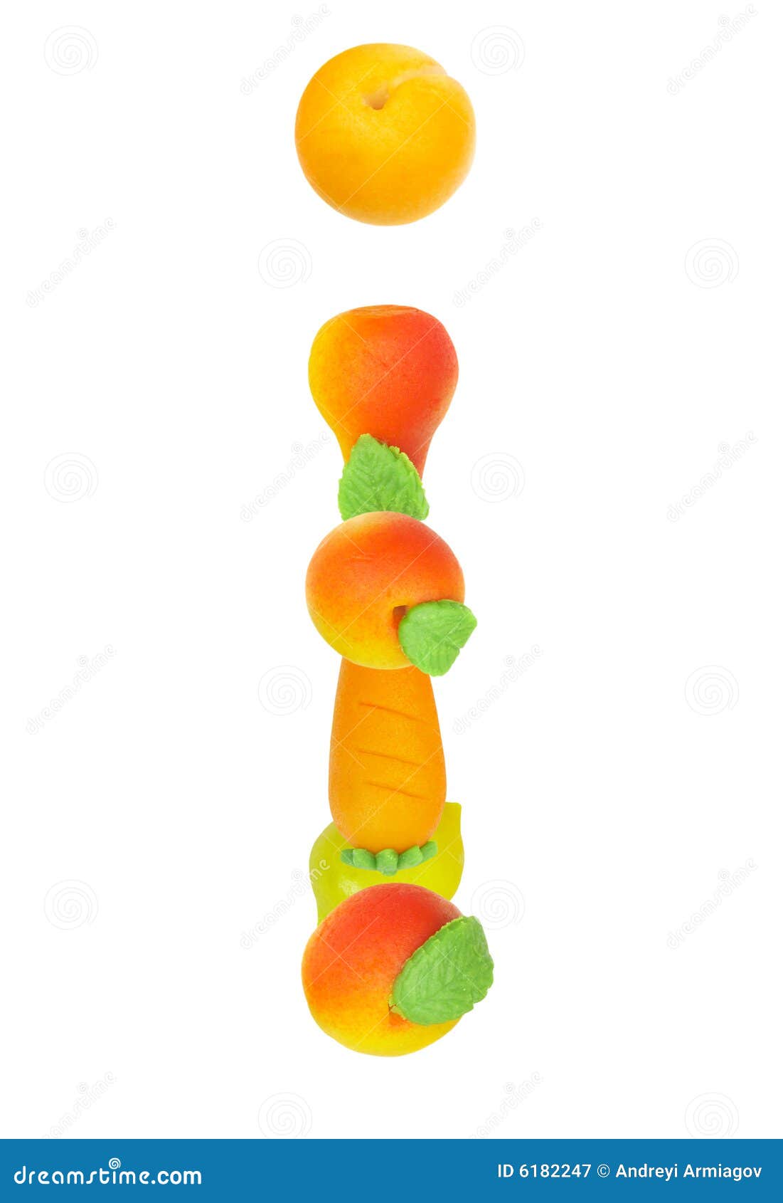 Alphabet De Fruit, La Lettre I Image stock - Image of concept, isolat ...