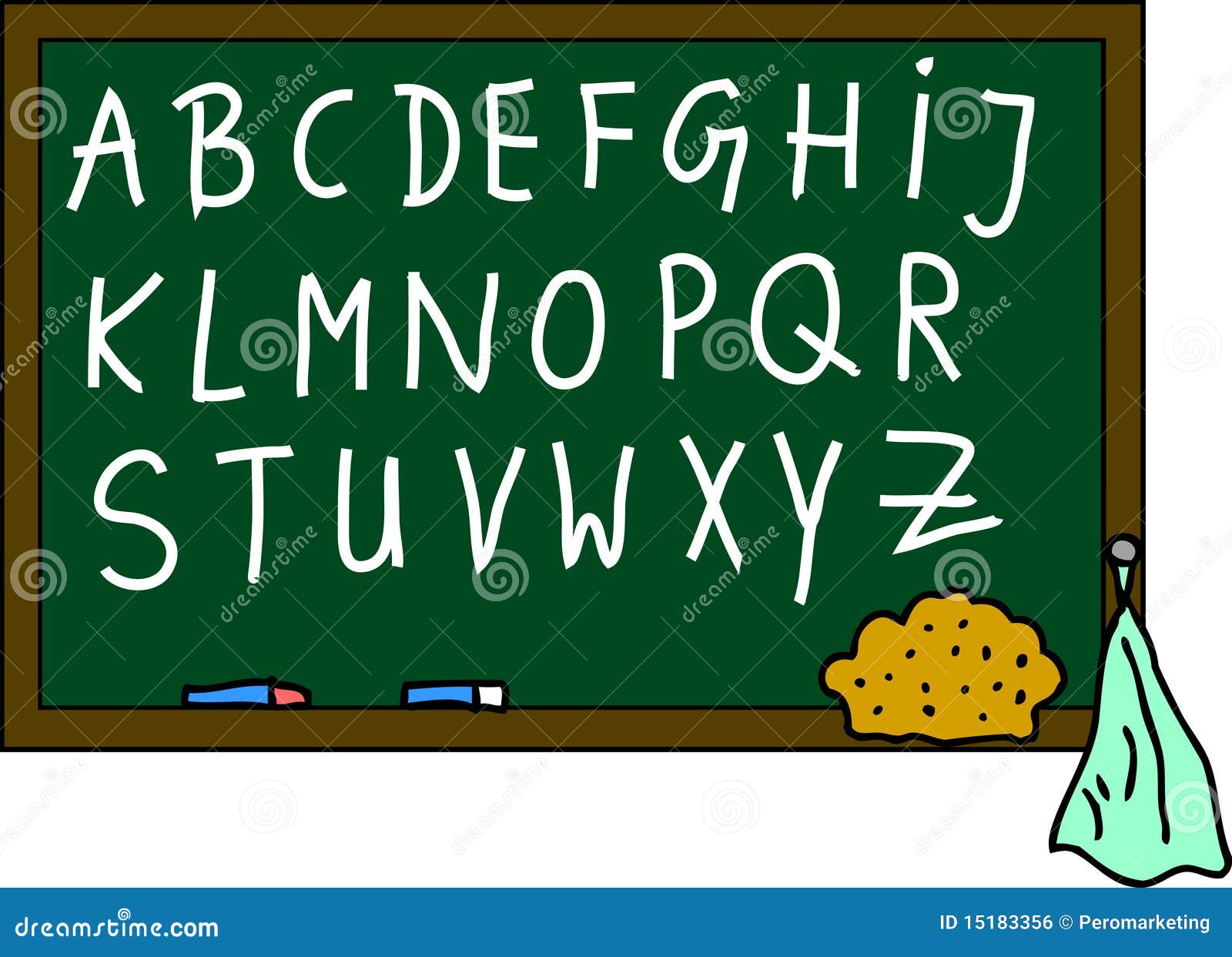 Alphabet de tableau noir illustration stock. Illustration du blackboard ...