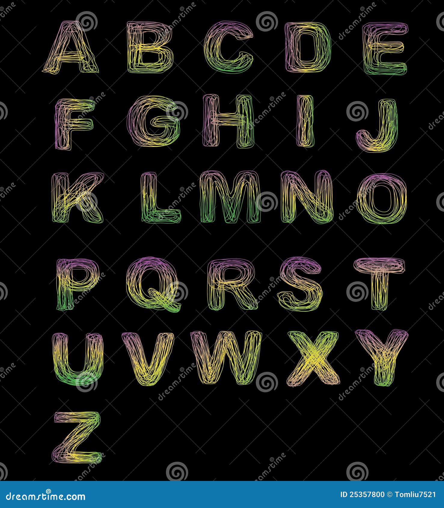 Alphabet design stock vector. Illustration of font, case - 25357800