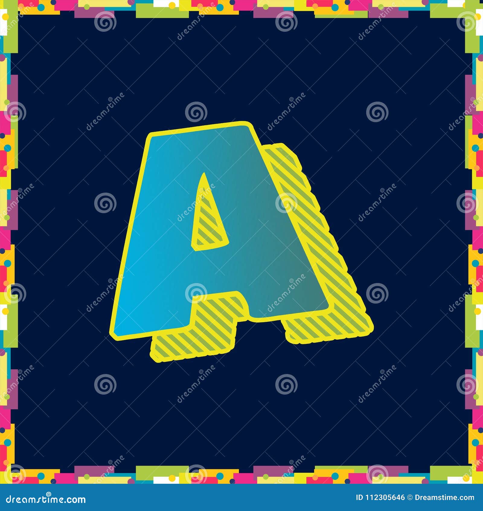 Alphabet Design Handcrafted Vector Collection Stock Vector ...