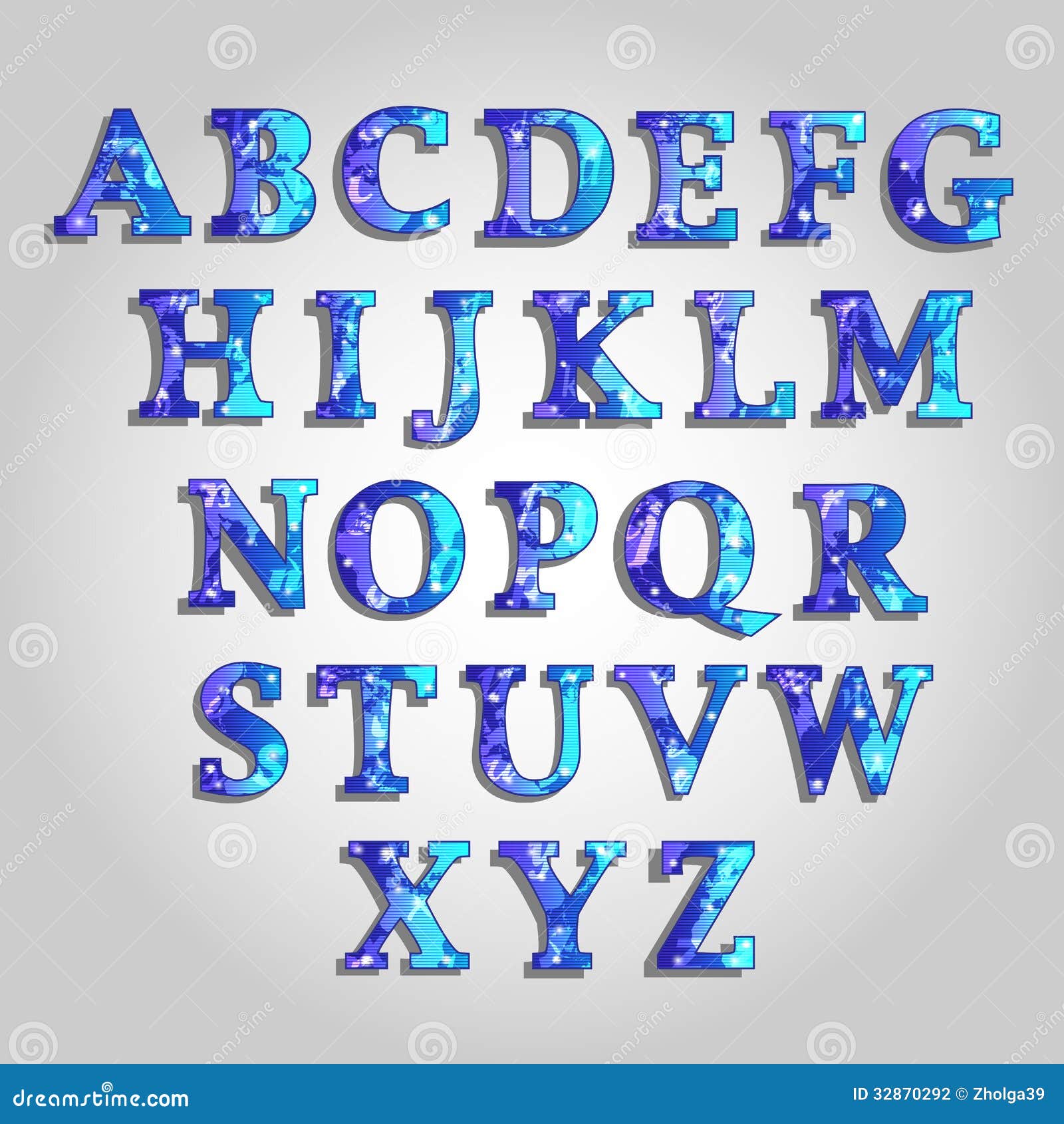 Alphabet stock illustration. Illustration of template - 32870292