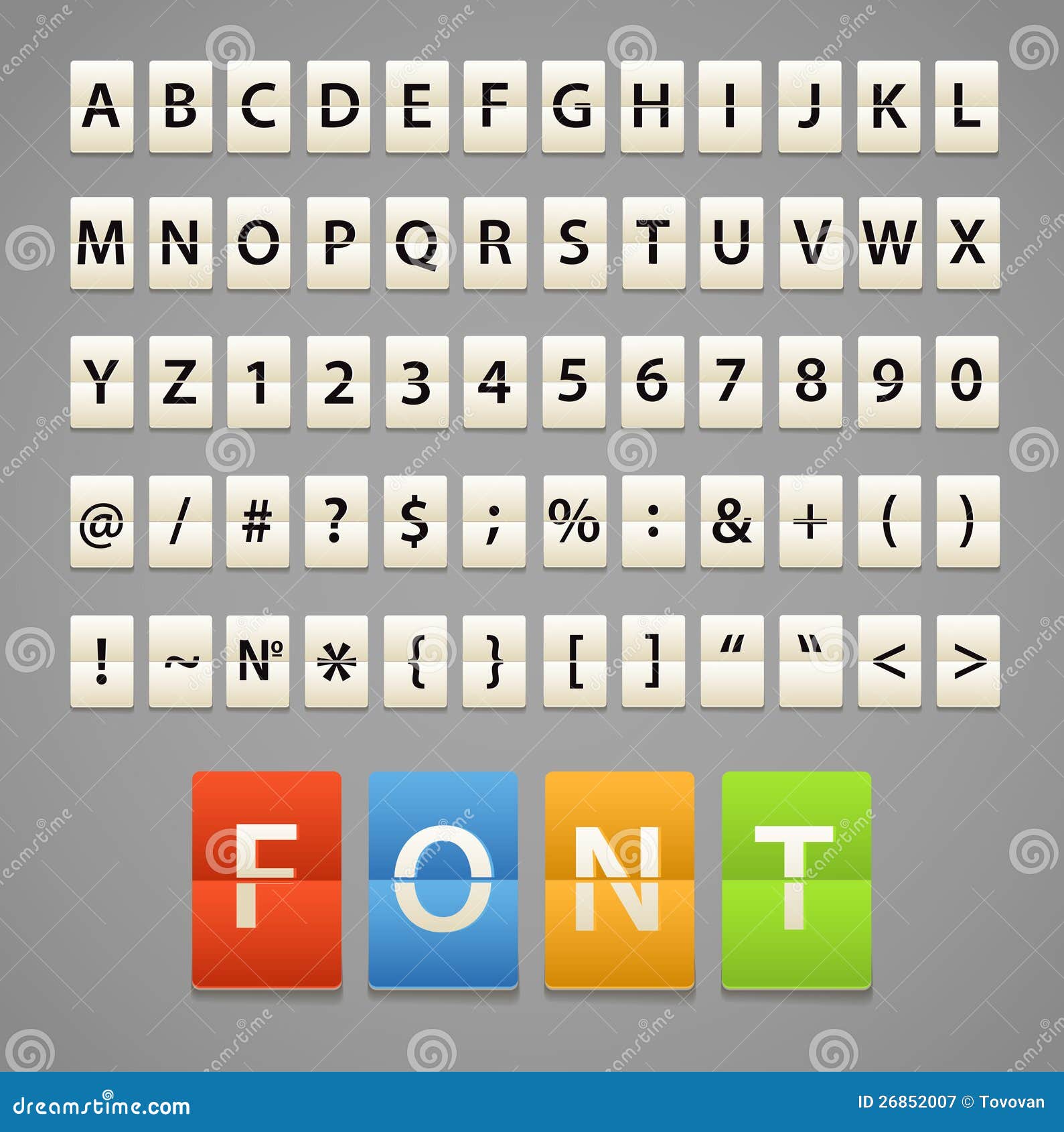Alphabet et chiffres illustration de vecteur. Illustration du ...