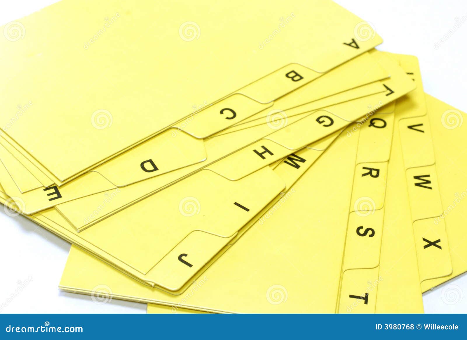 Alphabet file cards stock photo. Image of directory, address - 3980768