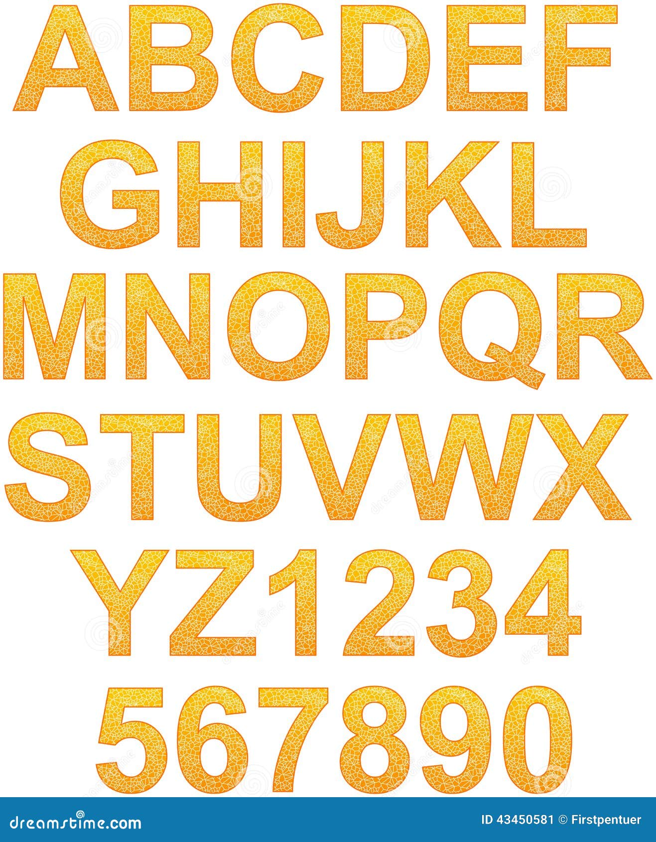 Alphabet Filled by Random Lines Pattern Stock Illustration ...