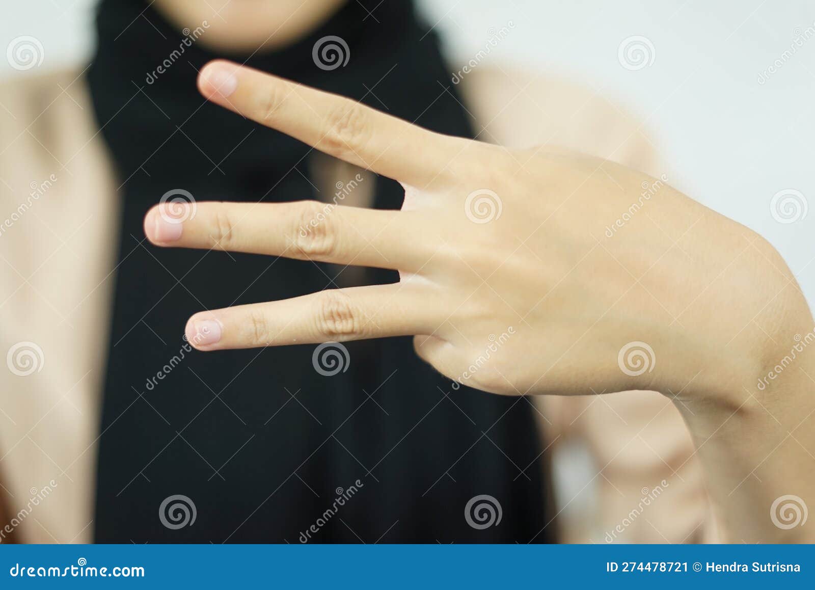 Alphabet Finger Sign for Deaf Communication Stock Image - Image of head ...