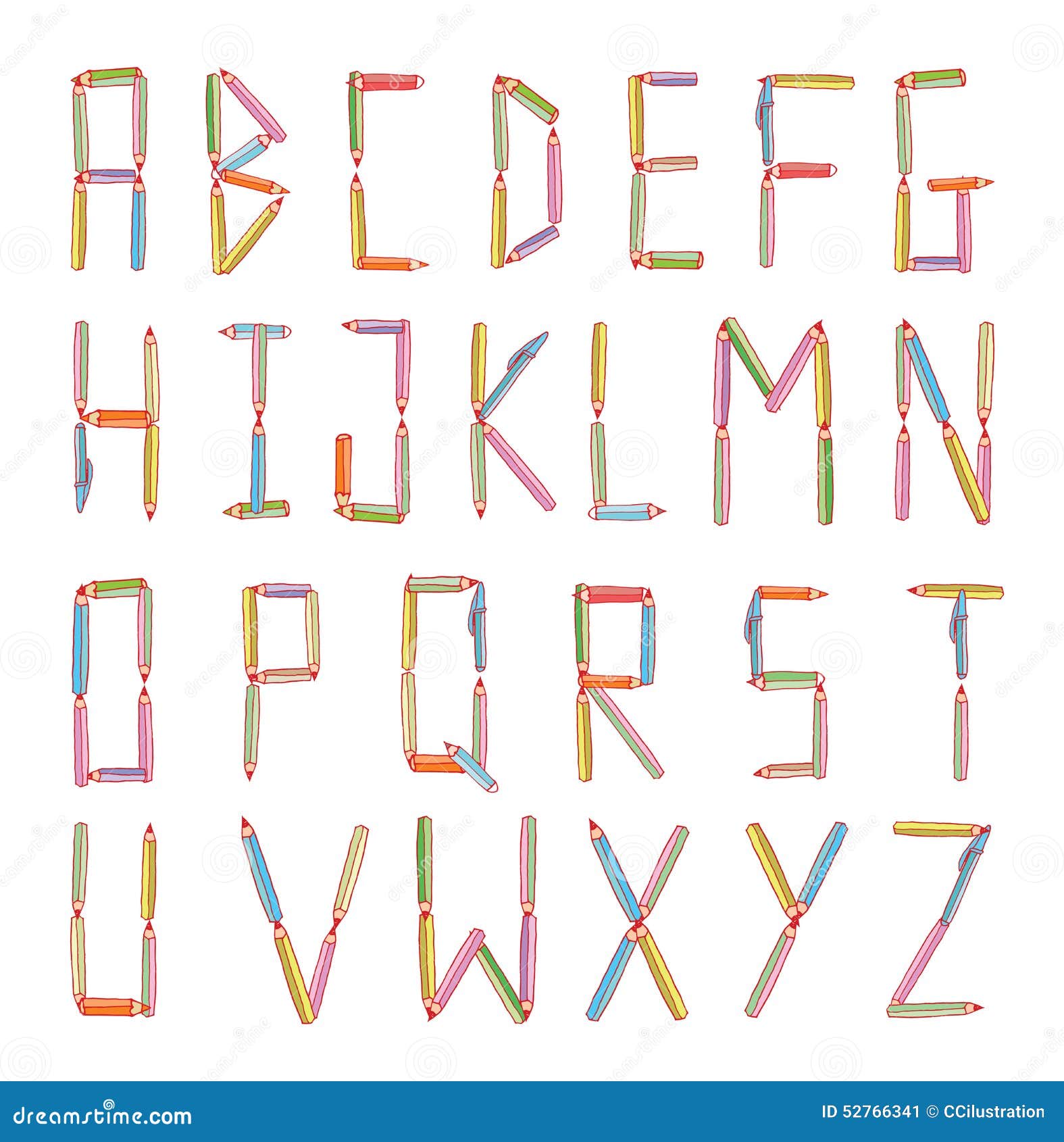 Font Pencil Crayon. For Kids. Handwritten, Scribble. Vector Stock ... Font Pencil Crayon. For Kids. Handwritten, Scribble. Vector Stock ...