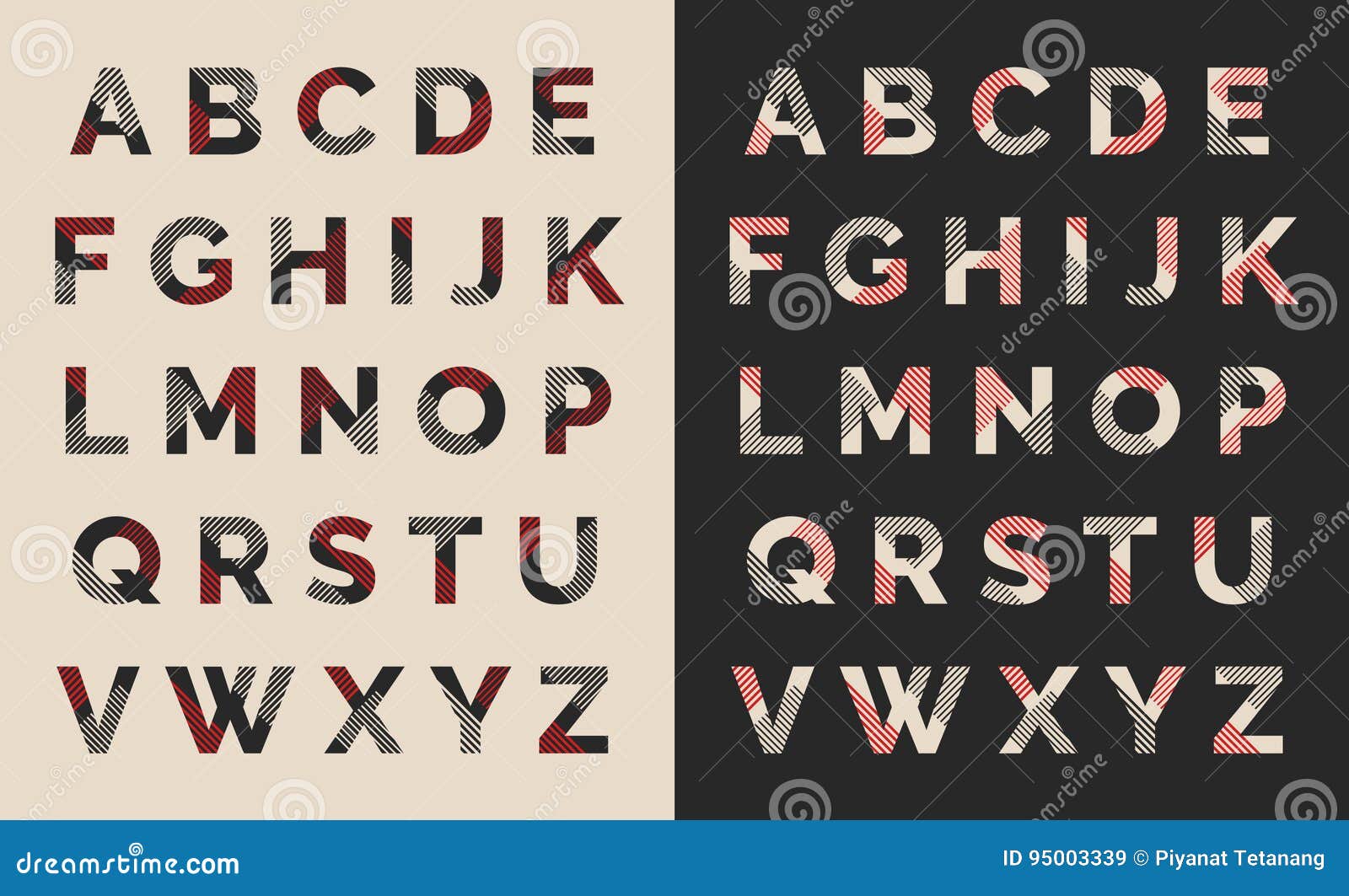Alphabet Font Typeset Design Stock Vector - Illustration of letter ...