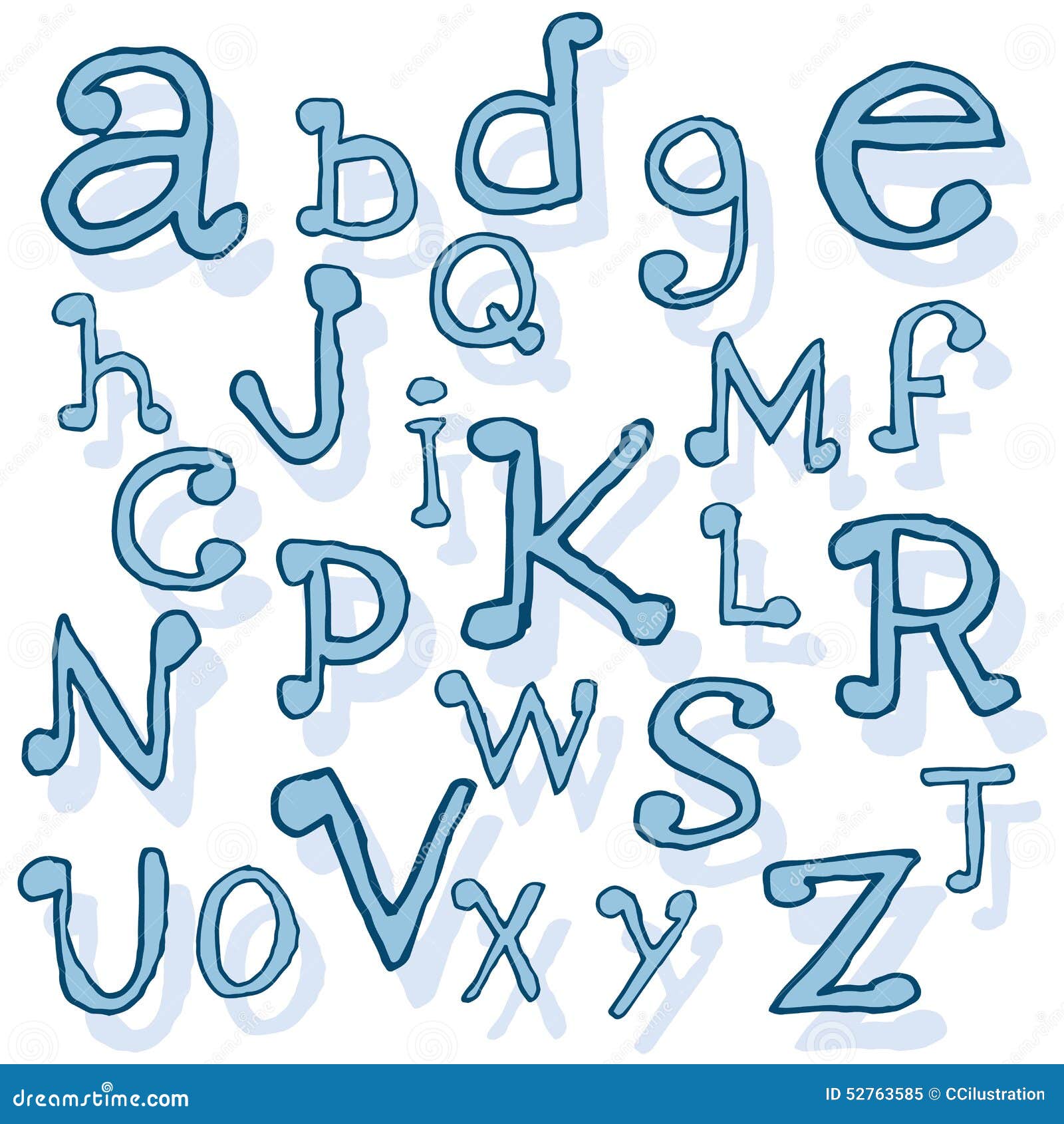 Alphabet Font - Vector Illustration Stock Vector - Illustration of ...