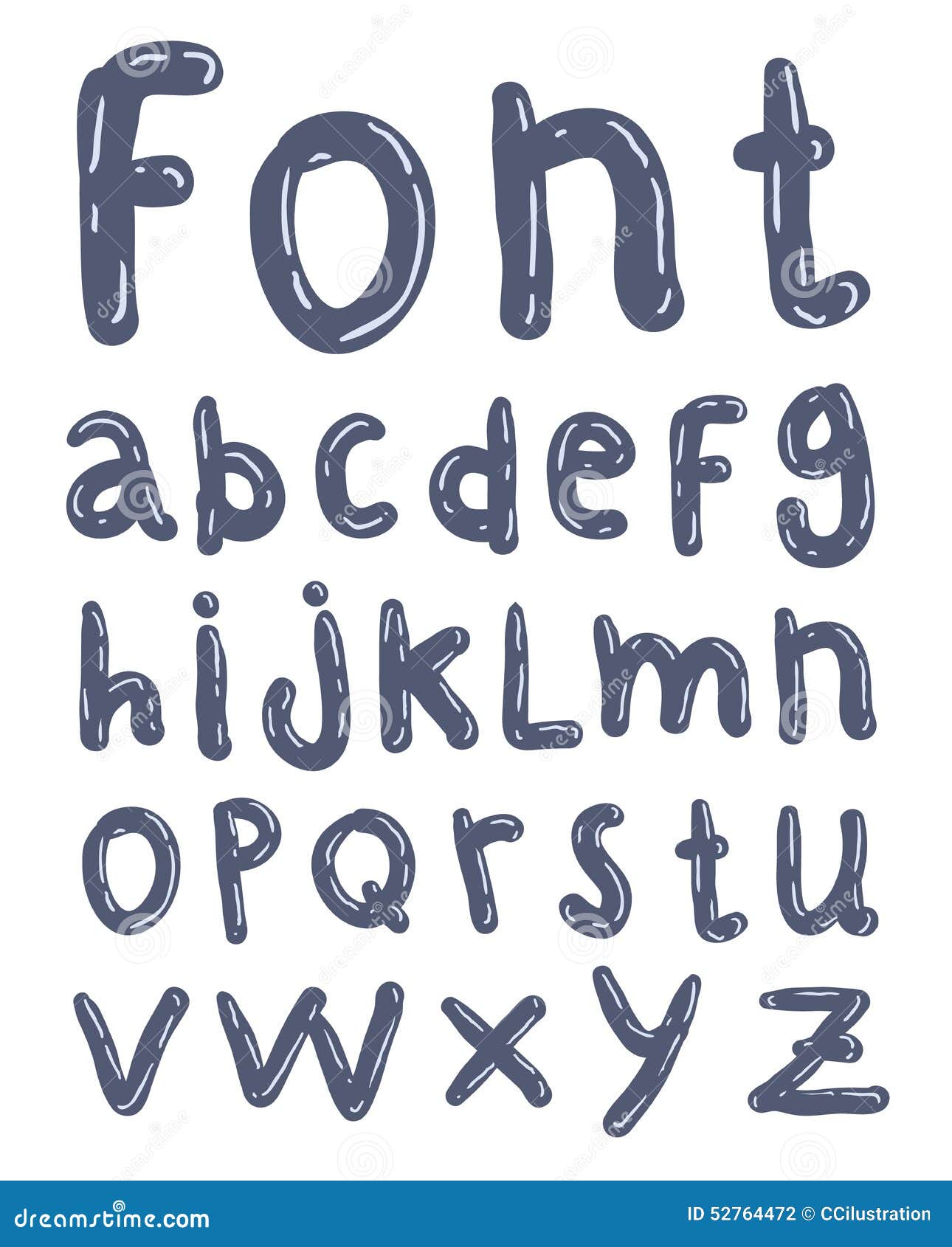 Alphabet Font - Vector Illustration Stock Vector - Illustration of font ...