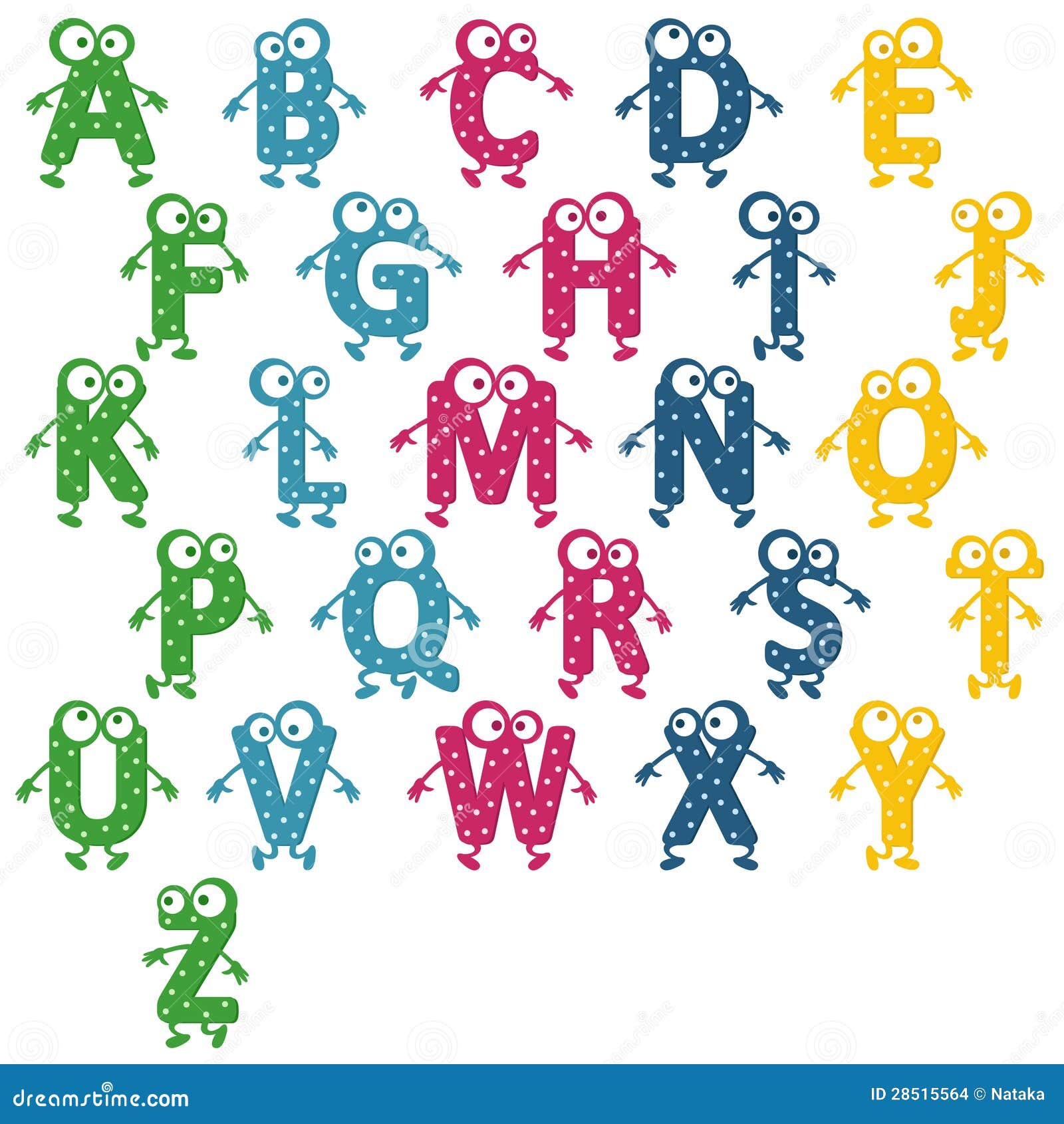 Alphabet gai illustration de vecteur. Illustration du vecteur - 28515564