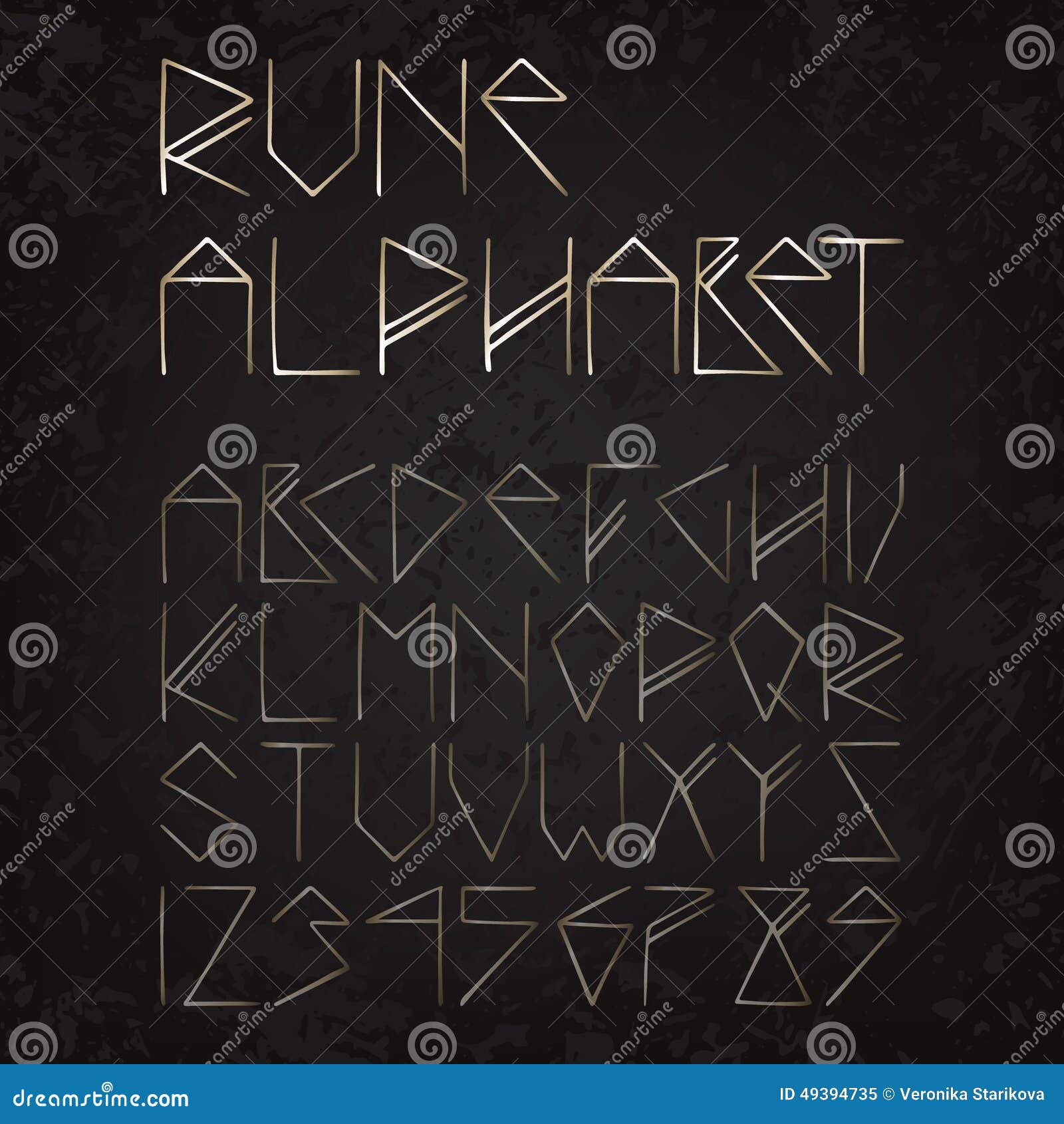 Alphabet stock vector. Illustration of mystery, icon - 49394735