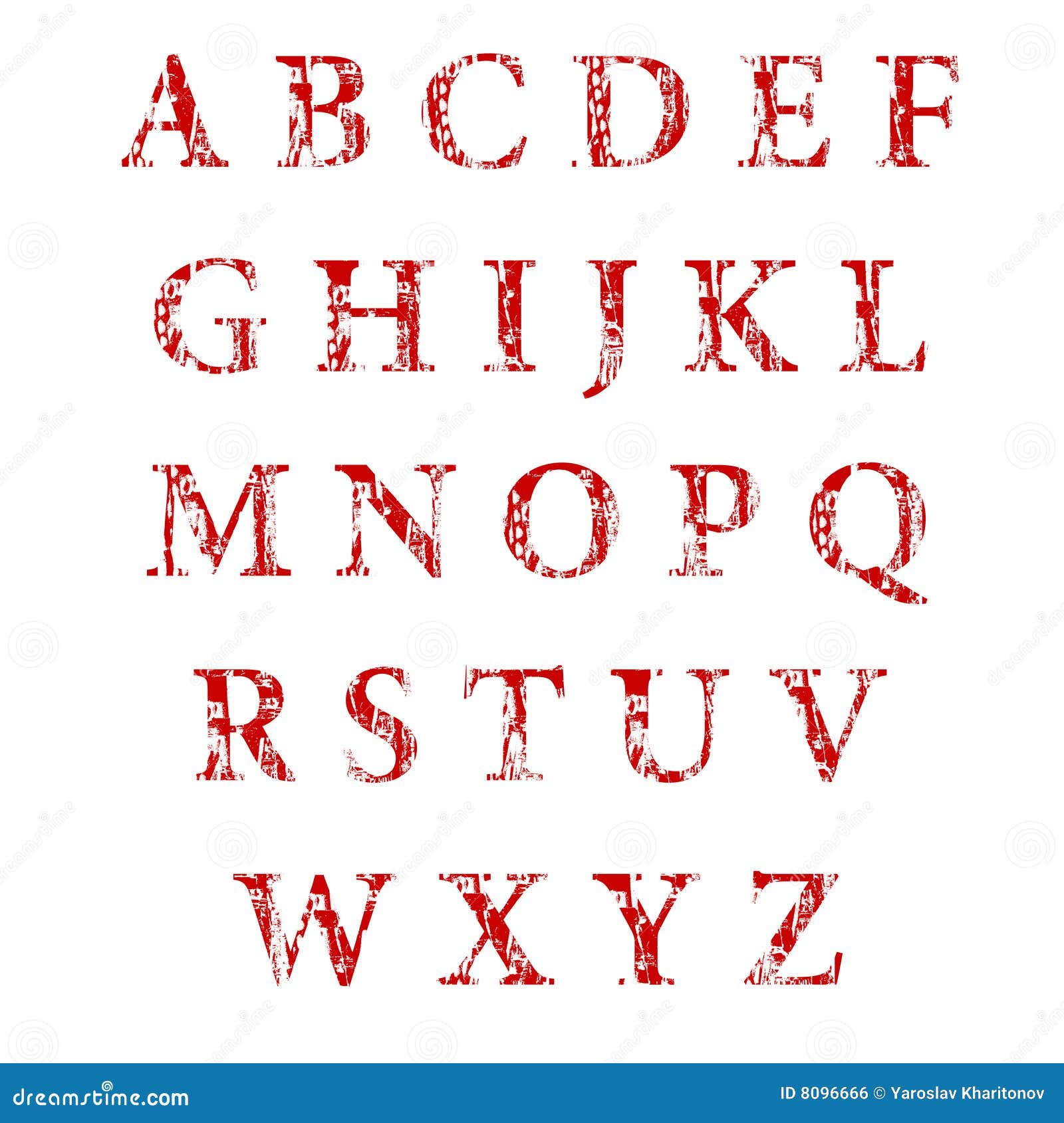 The alphabet header stock illustration. Illustration of text - 8096666