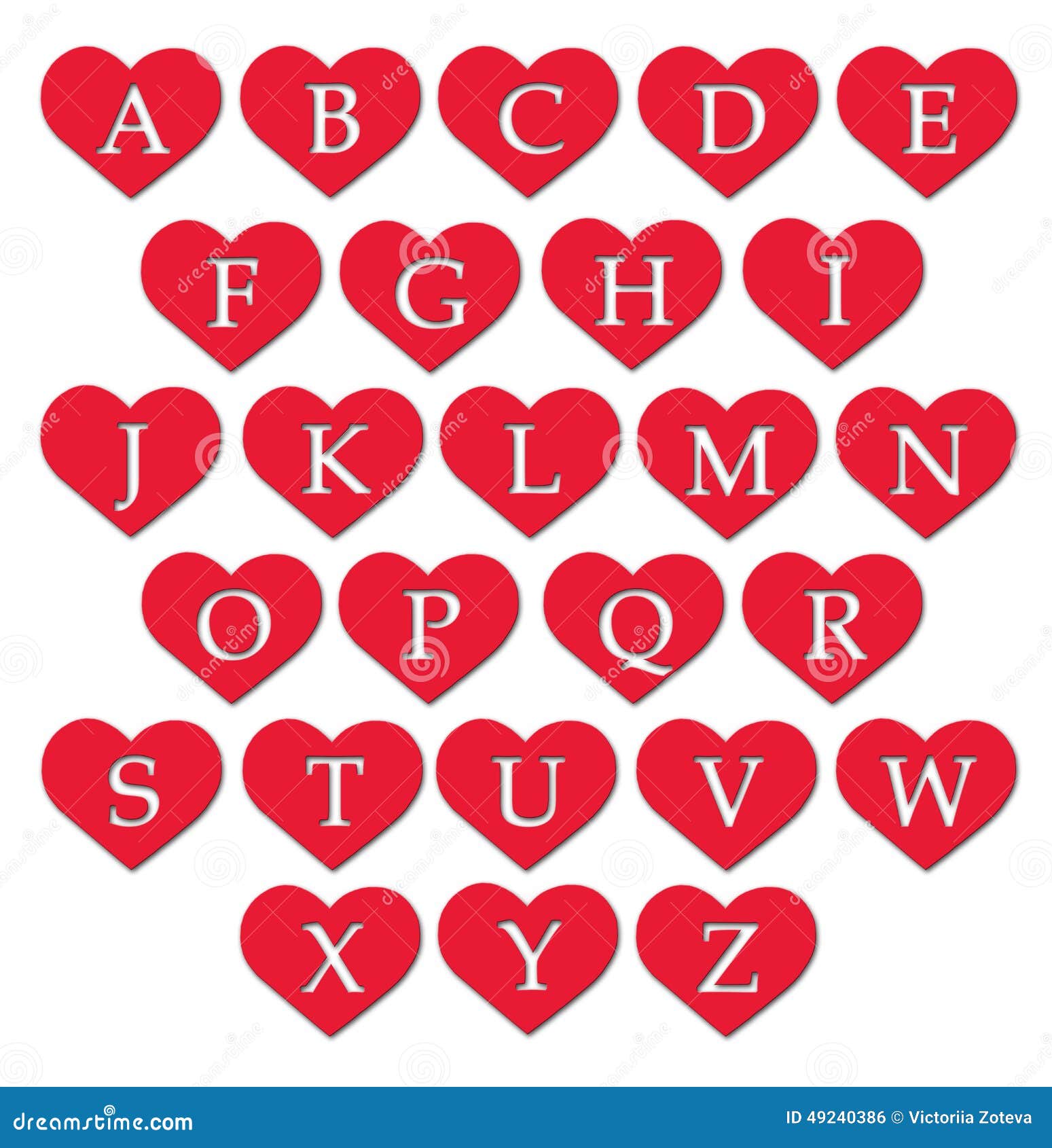 Alphabet stock illustration. Illustration of february - 49240386